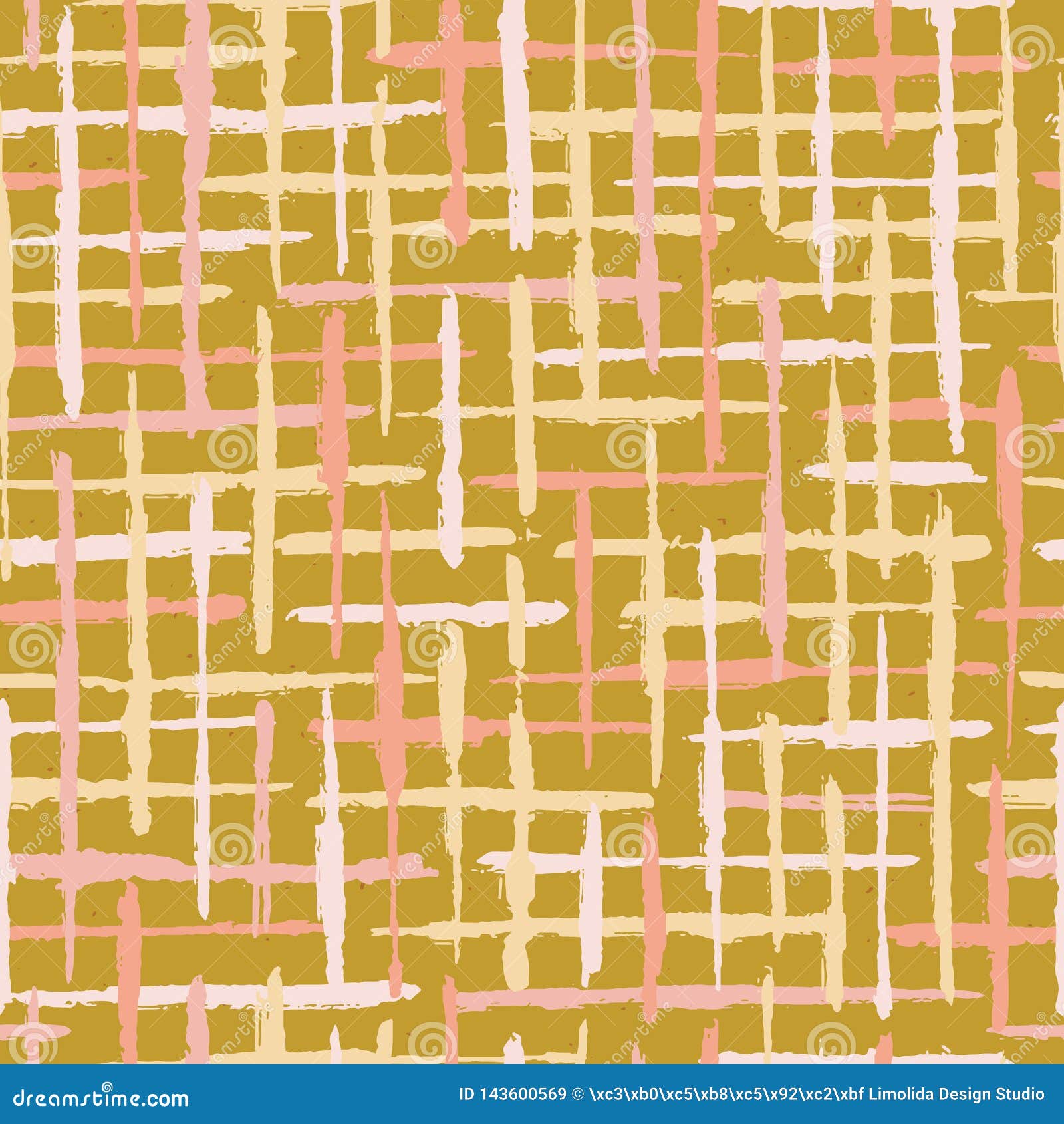 Rustic Texture Grunge Stripes Seamless Vector Pattern. Rough Textured ...