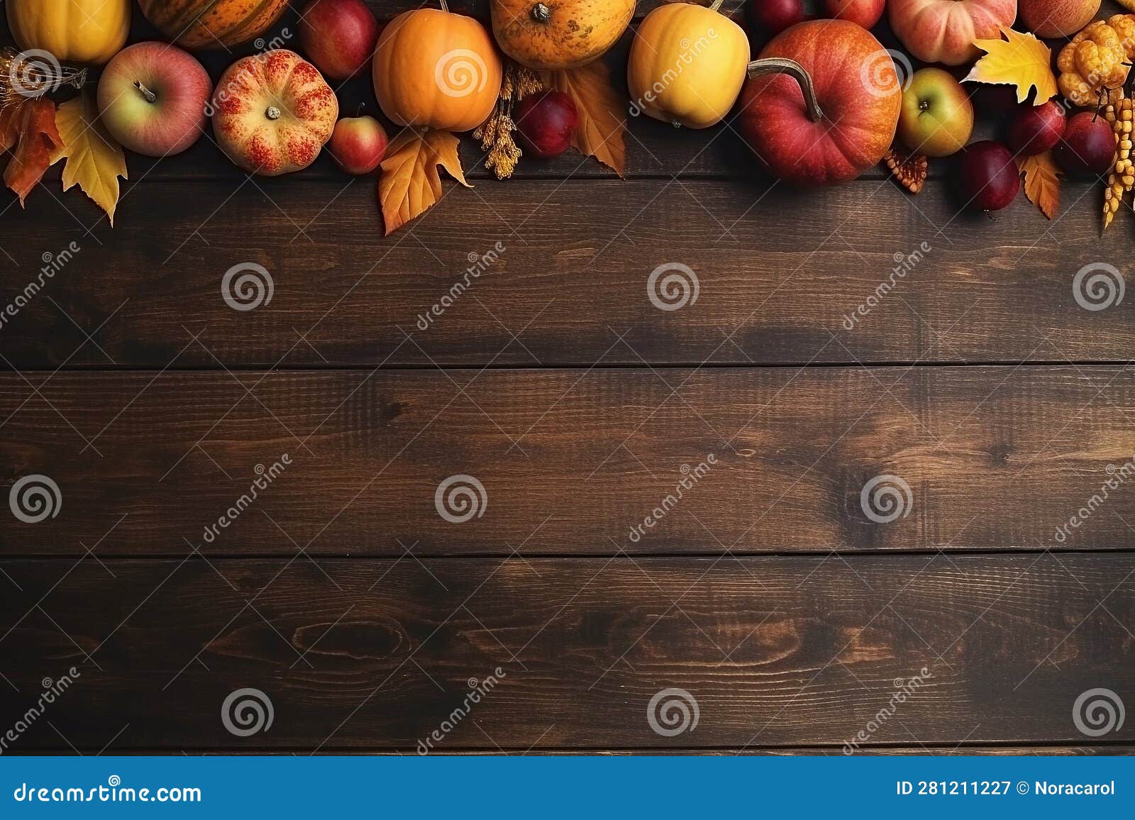 A Rustic Thanksgiving Table With Pumpkins And Wood Accents Creating ...