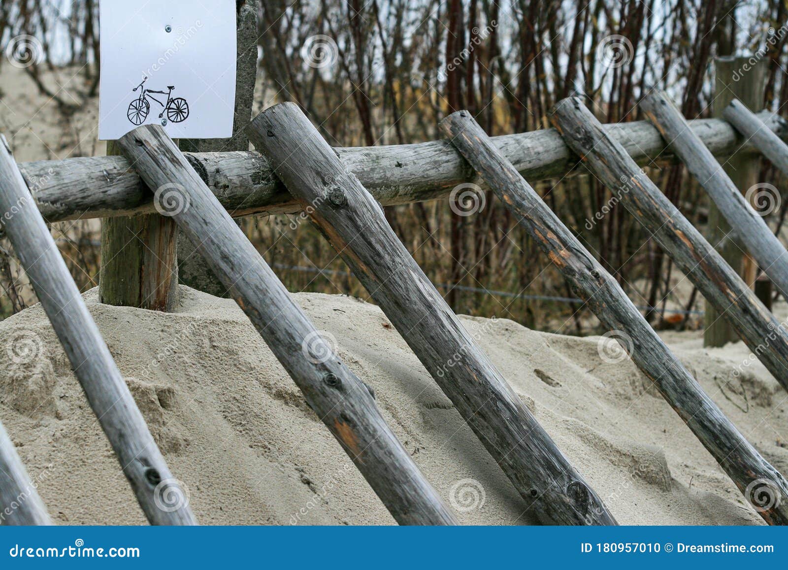 Rustic Driftwood Timber Cycle Stand Stock Photo - Image of cycle ...