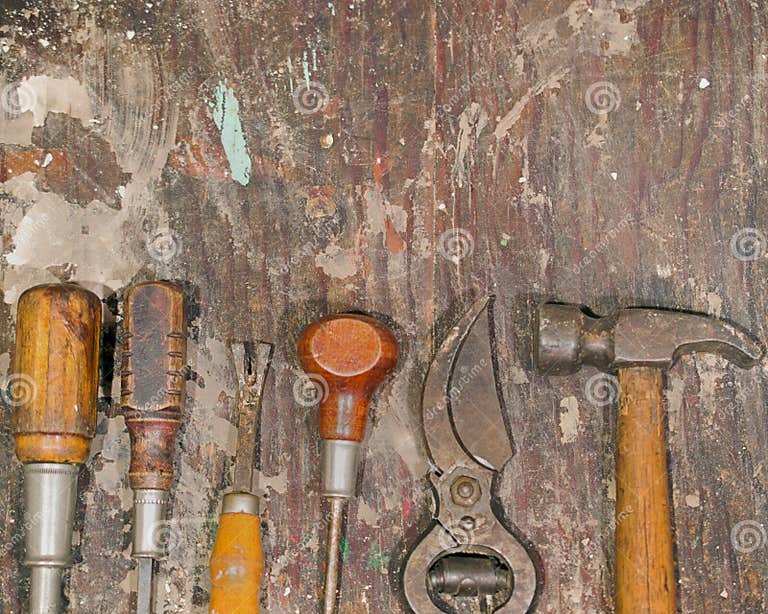 Rustic Tools stock photo. Image of rustic, vintage, worn - 79410048