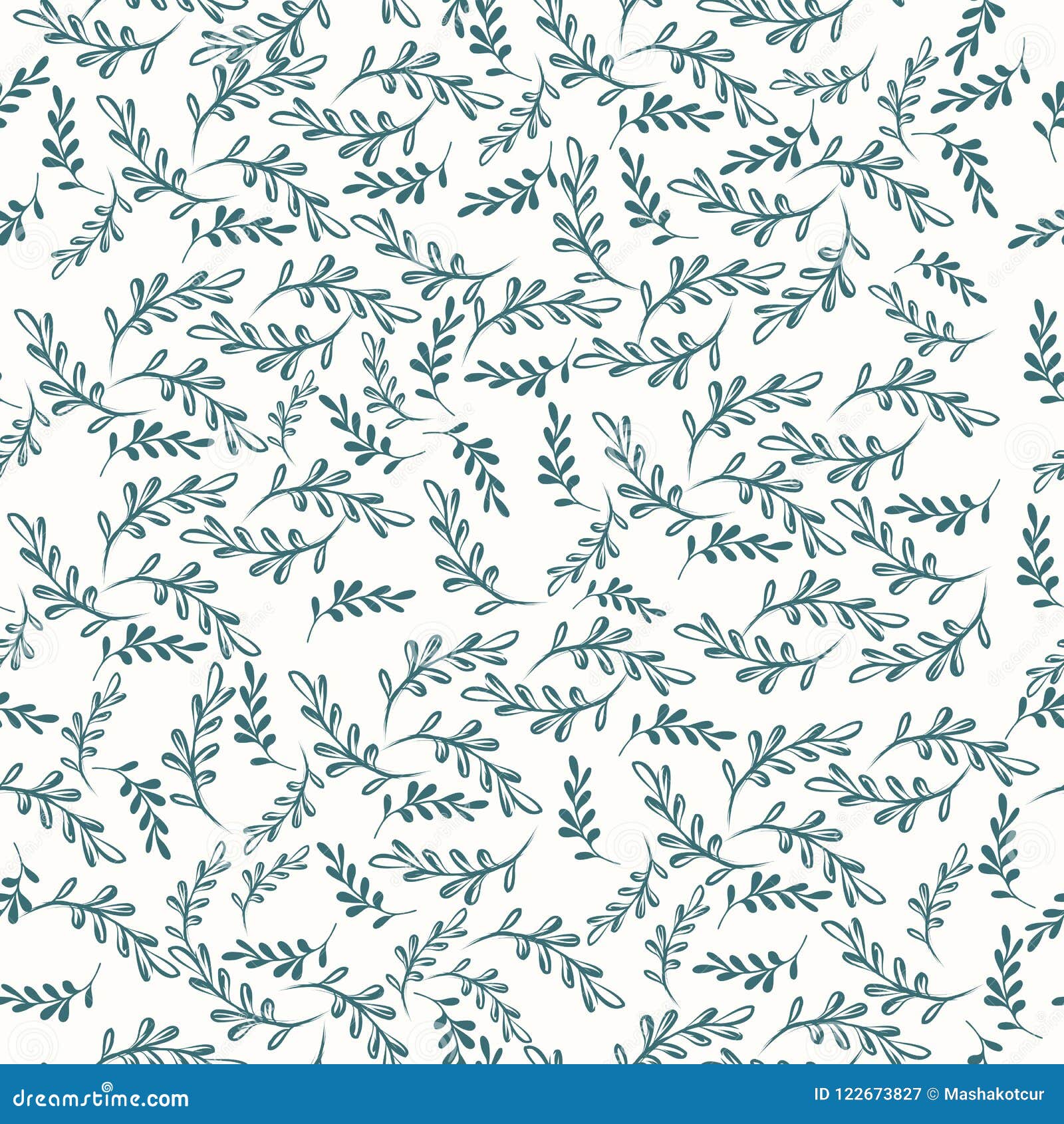 Rustic Vector Floral Pattern Soft Pastel Color Stock Vector ...