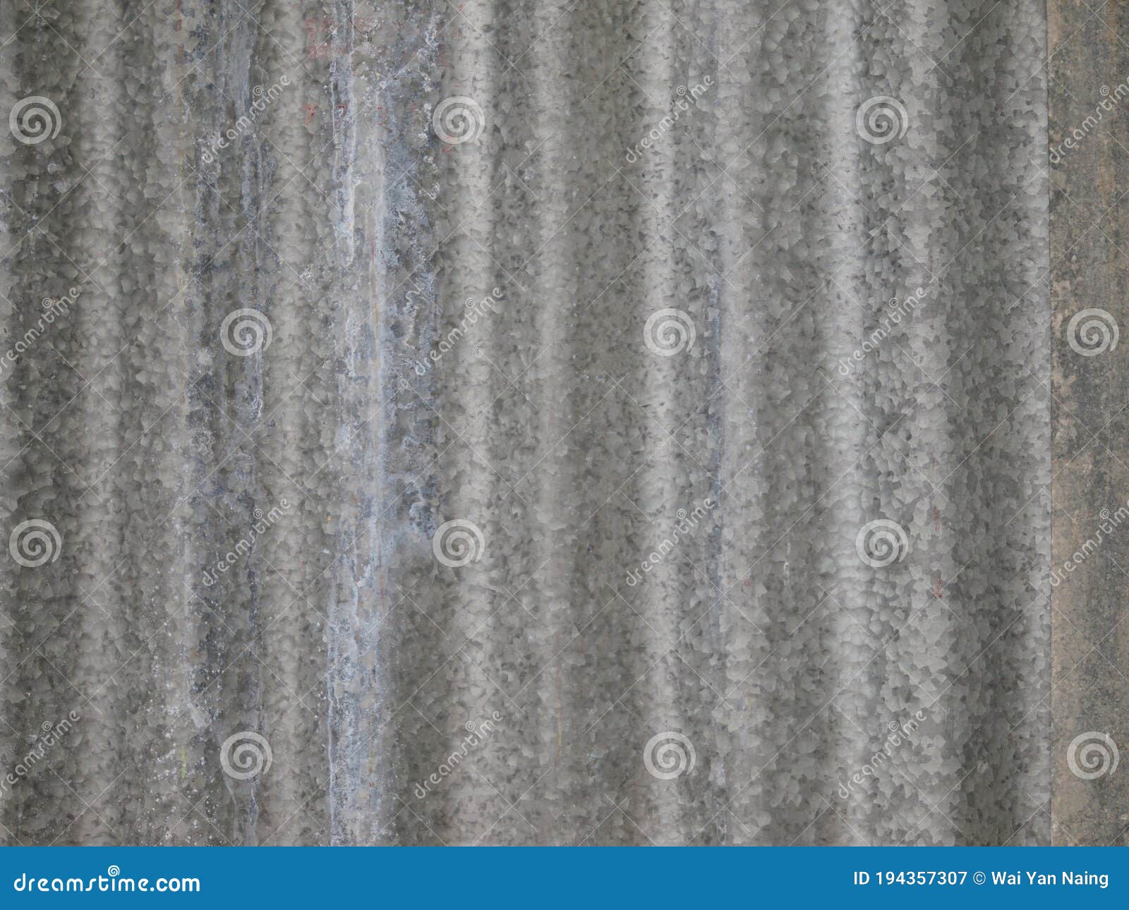 Rustic Vertical Zinc Sheet Surface Texture for Background Stock Image ...