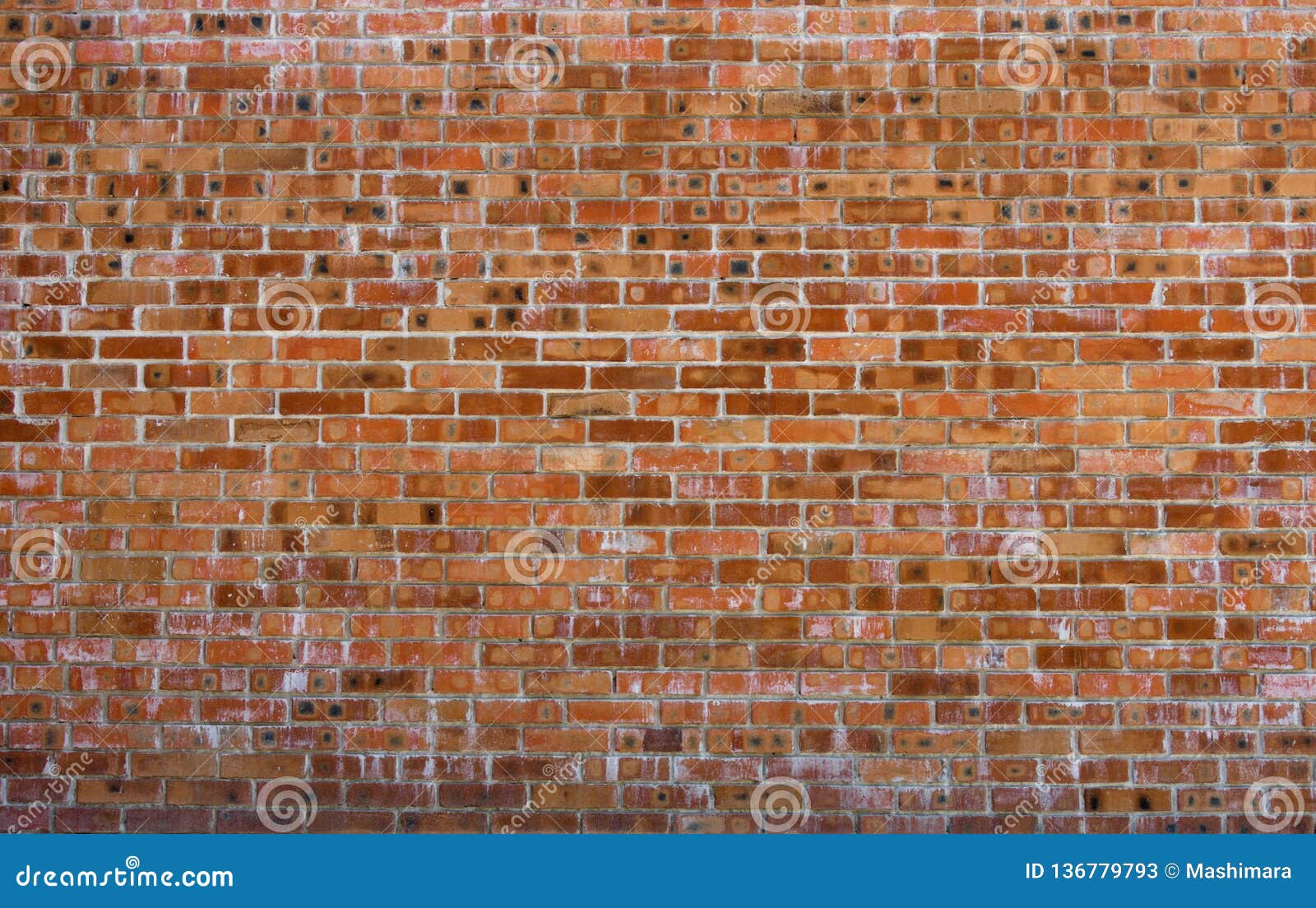 Rustic Vintage Bakcground of Red Brick Wall Stock Image - Image of ...