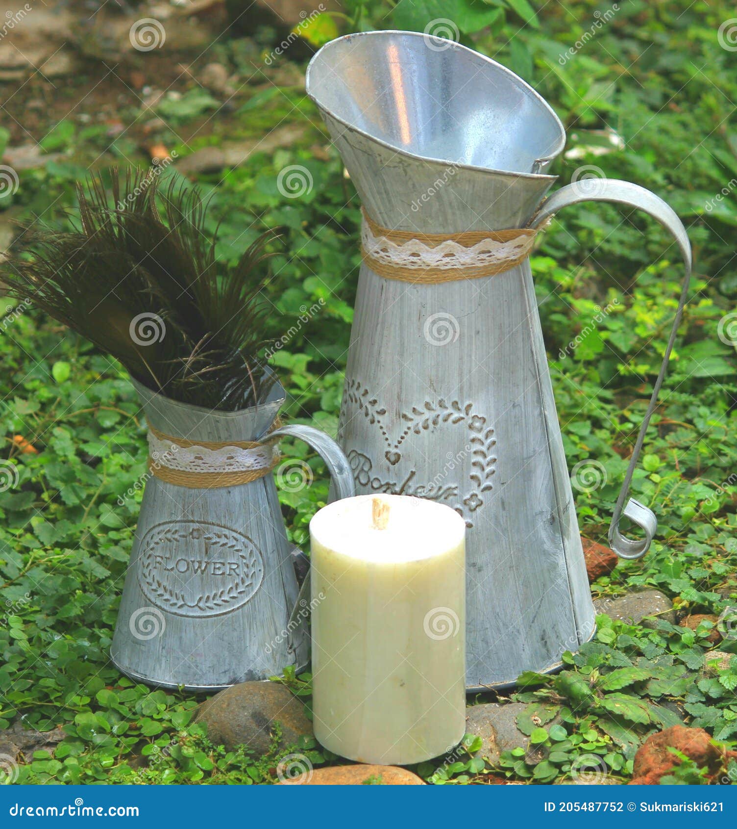 Rustic a jug Decor stock photo. Image of theme, decoration - 205487752