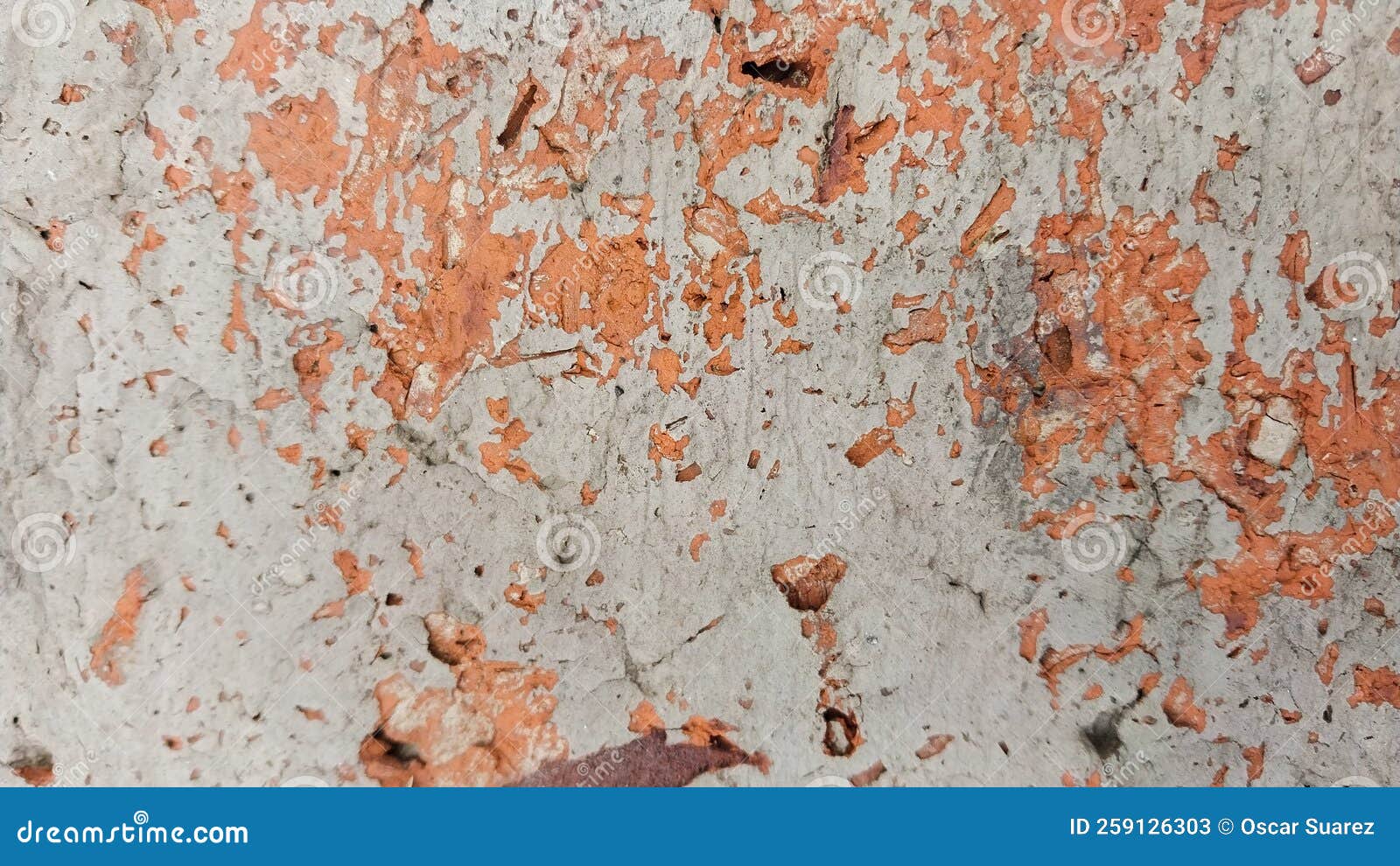 Rustic Wall Texture Worn and Scraped in Orange, for Multiple Uses Stock ...