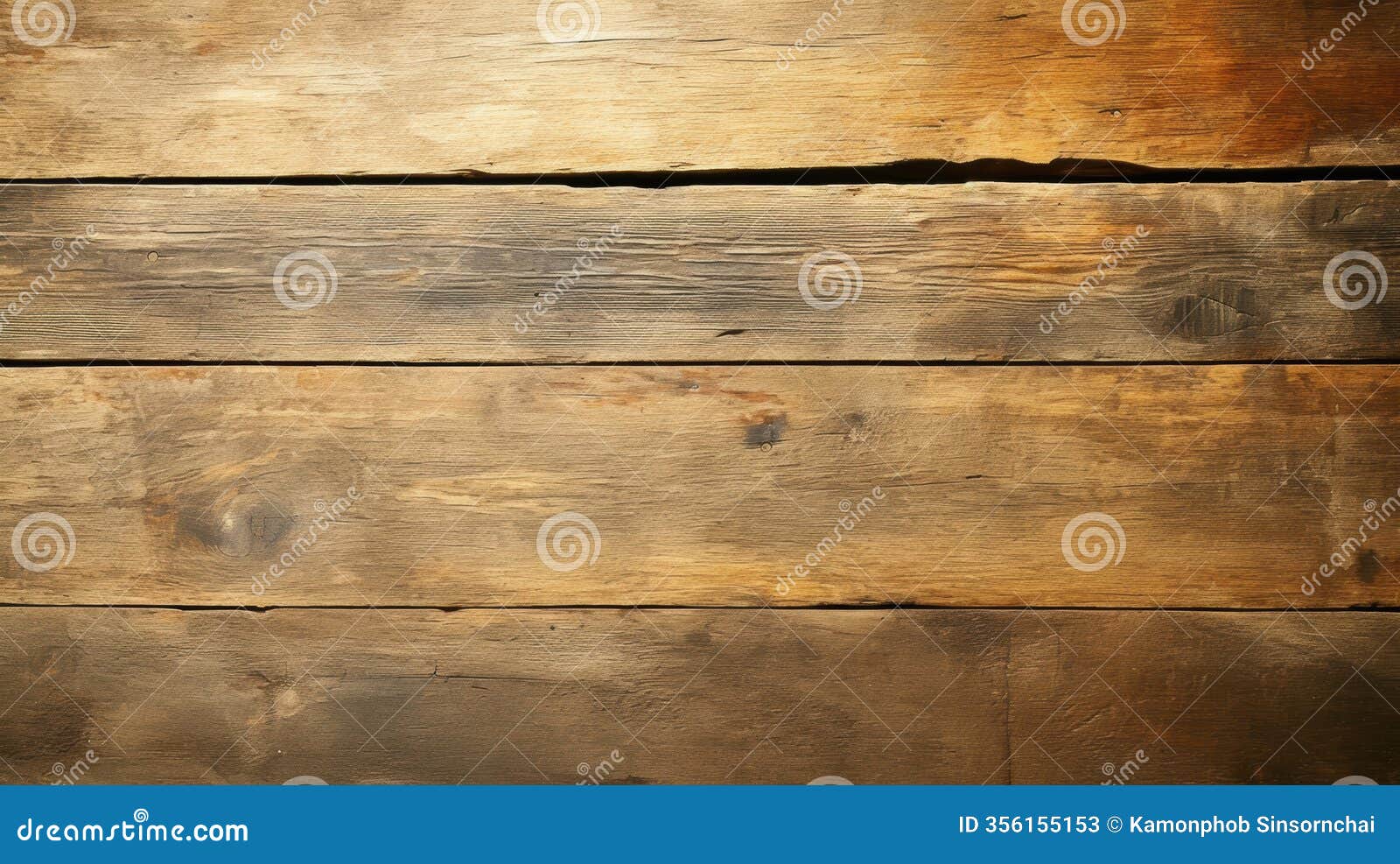Rustic Weathered Brown Wood Planks Texture Background Horizontal Grain ...