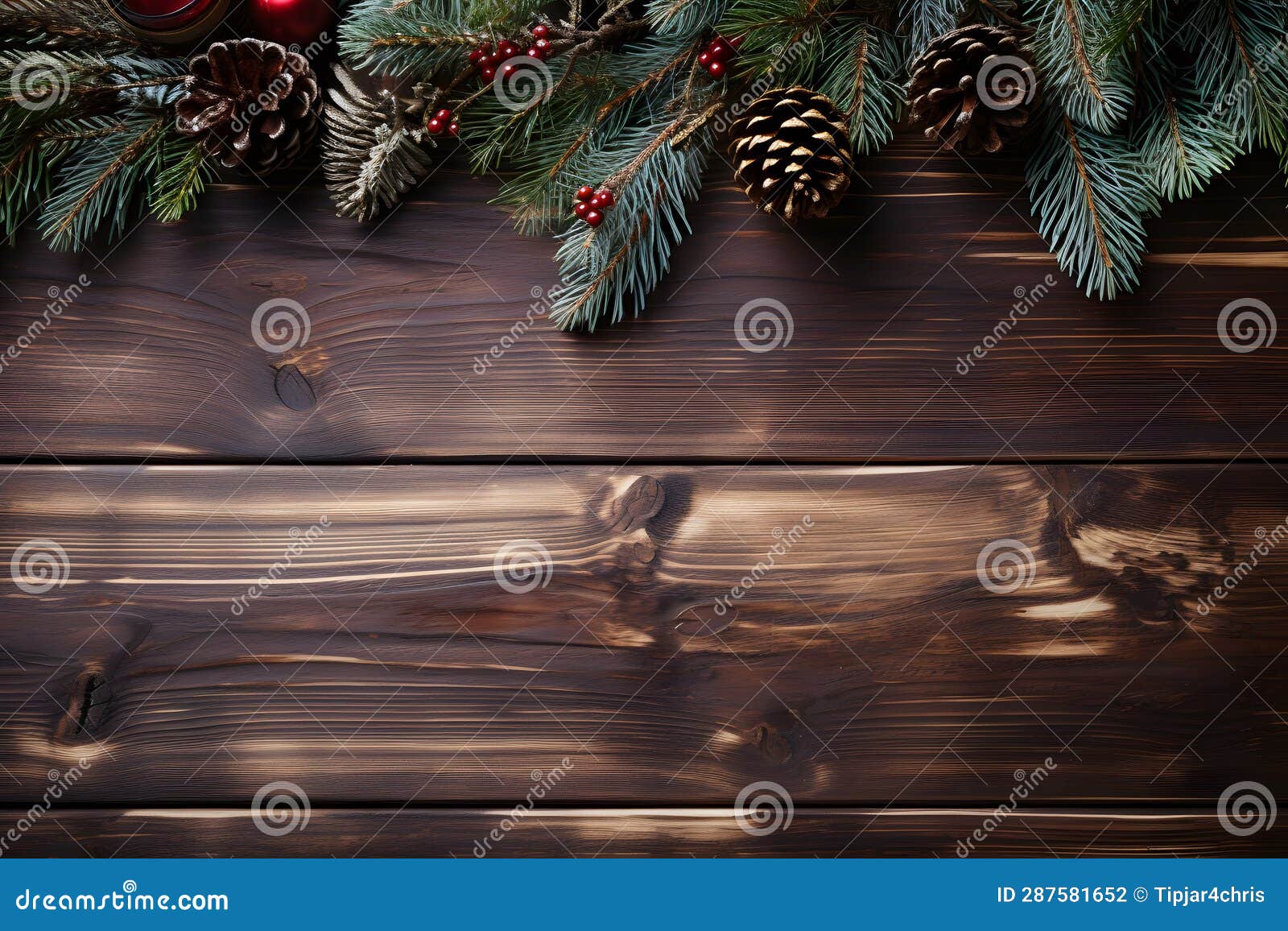 Rustic Whimsy: Tree Branches and Reindeer on Wooden Backdrop Stock ...