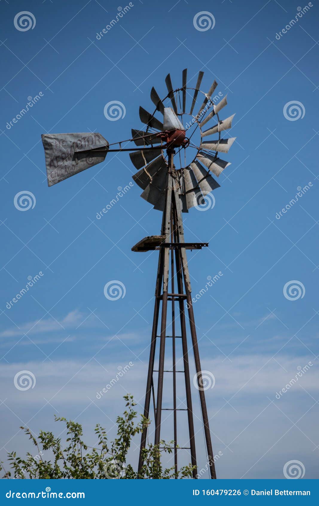 Rustic Windmill from Days Gone by Stock Photo - Image of oklahoma ...