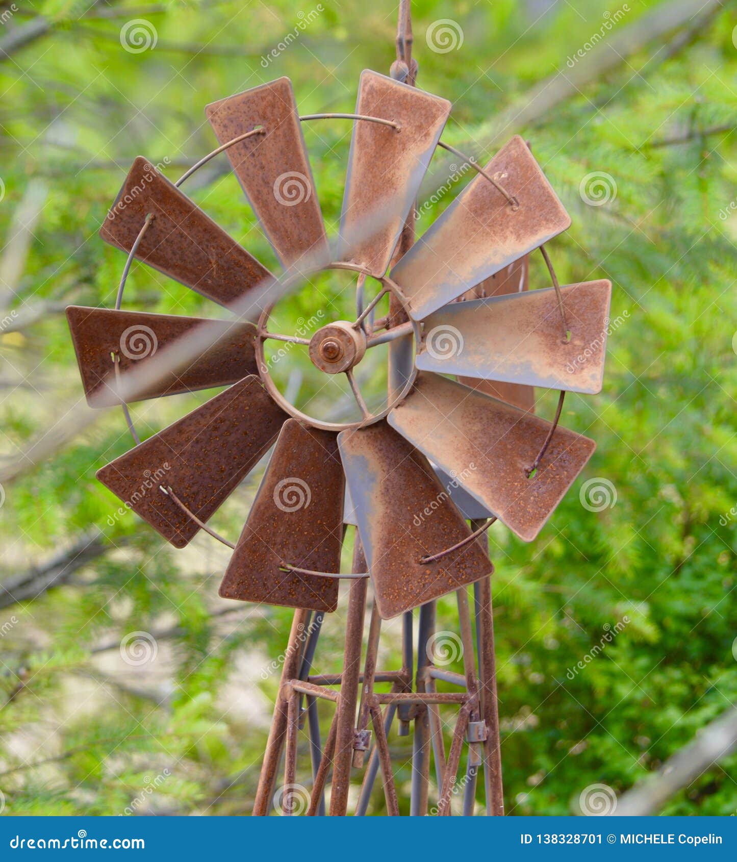 Rustic windmill stock image. Image of country, rustic - 138328701