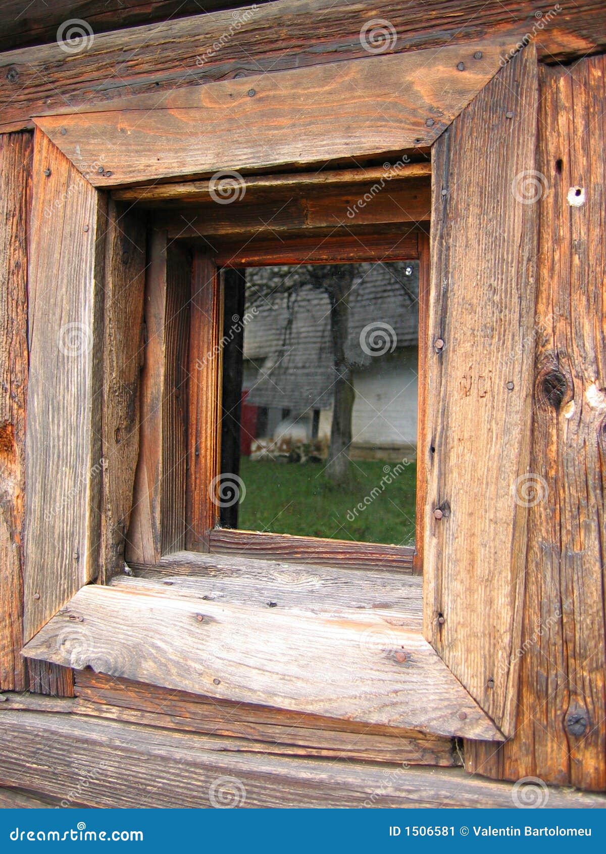 Rustic window stock image. Image of wood, wooden, abstract - 1506581