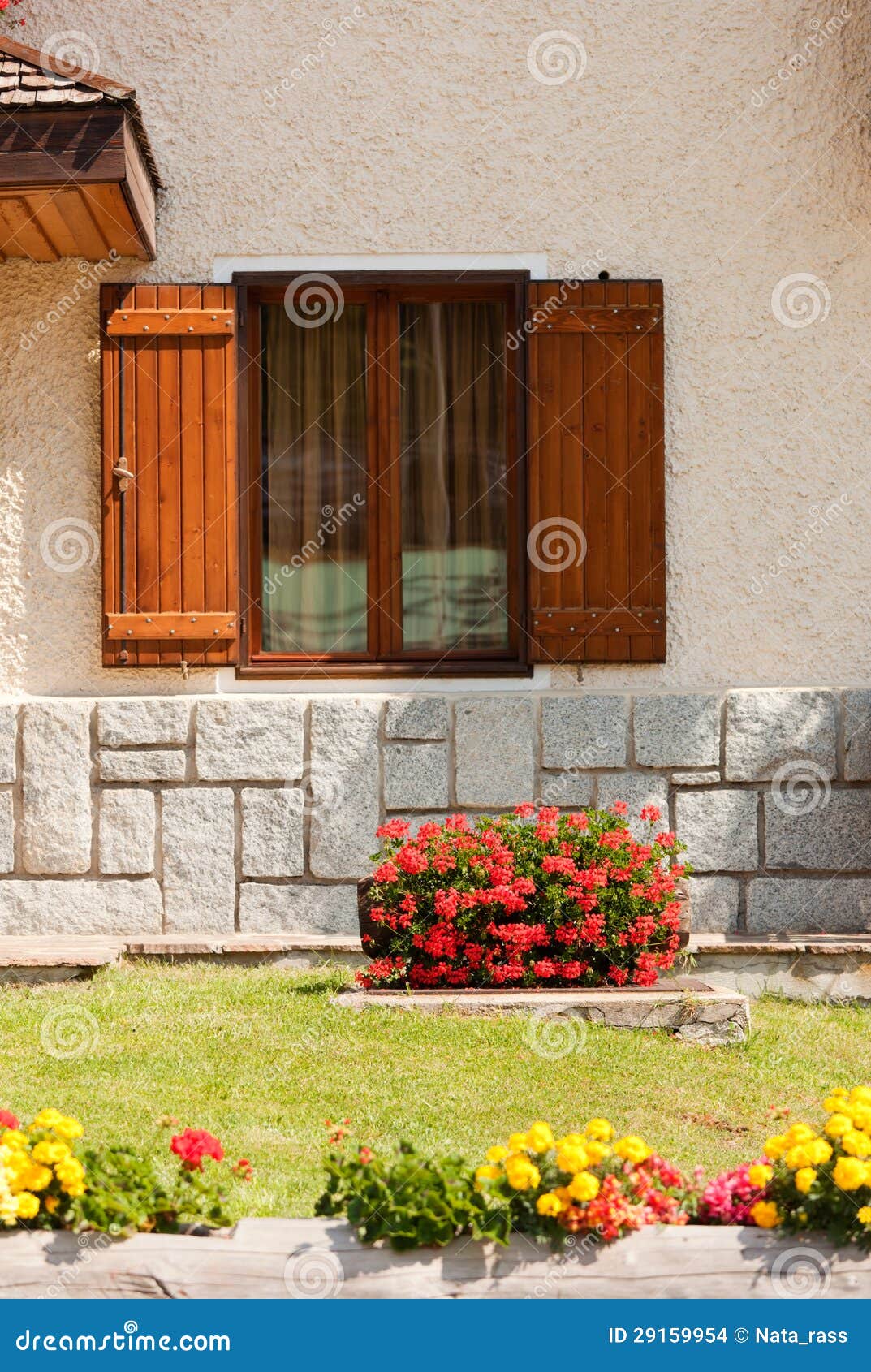 Rustic window stock photo. Image of colorful, decorated - 29159954
