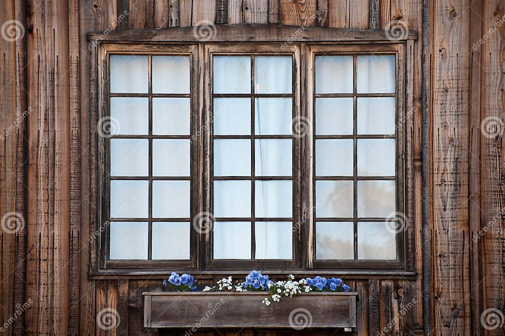 Rustic Windows stock photo. Image of design, rustic, alyssum - 23515774