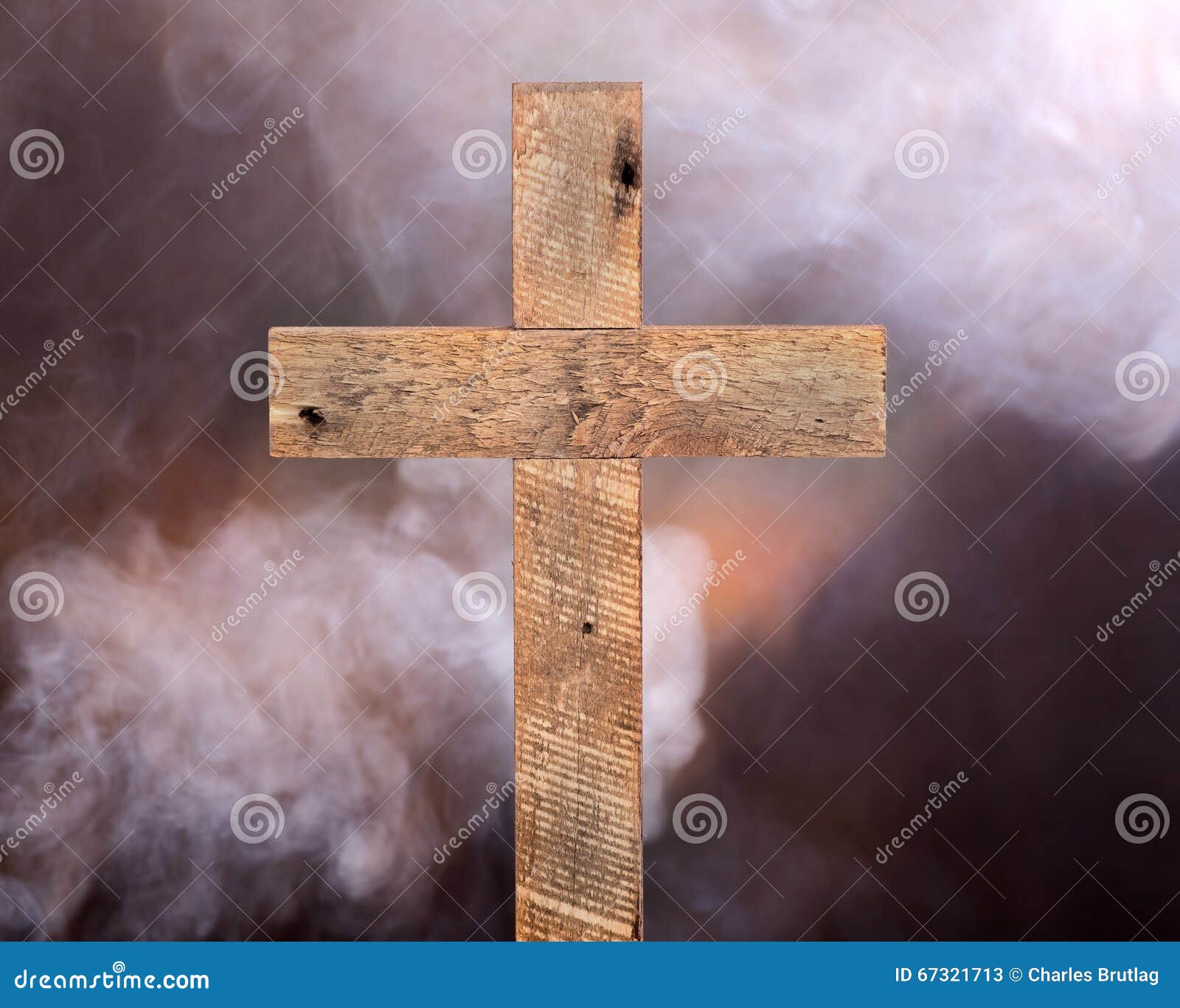 Rustic Wood Cross stock image. Image of easter, rustic - 67321713