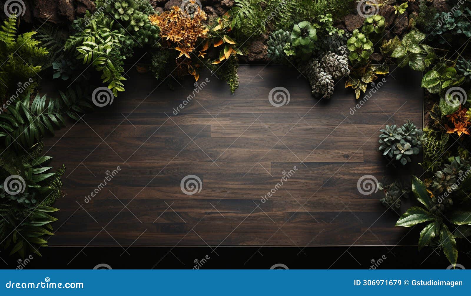 Rustic Wood Plank Frames Nature Celebration in Modern Design Generated ...