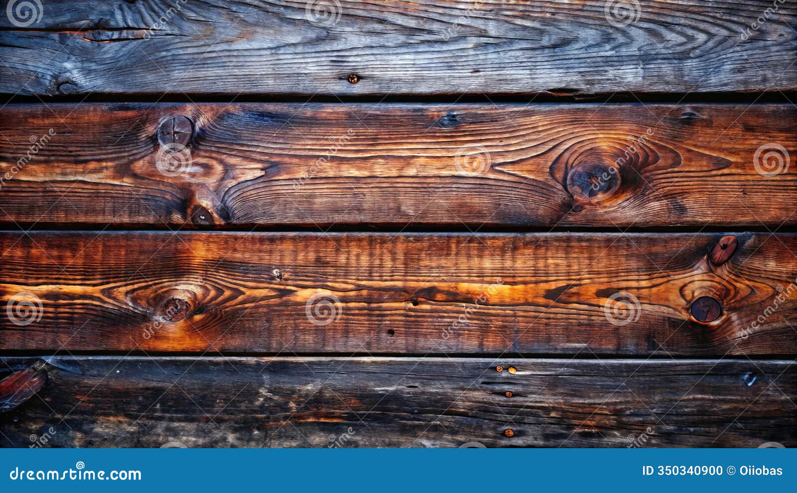 Rustic Wood Planks Close-Up Texture Stock Illustration - Illustration ...