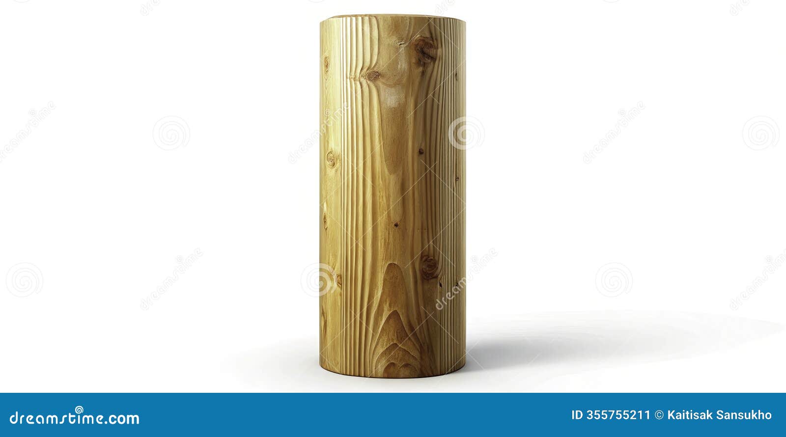 Rustic Wooden Column a Natural Architectural Element for Interior or ...