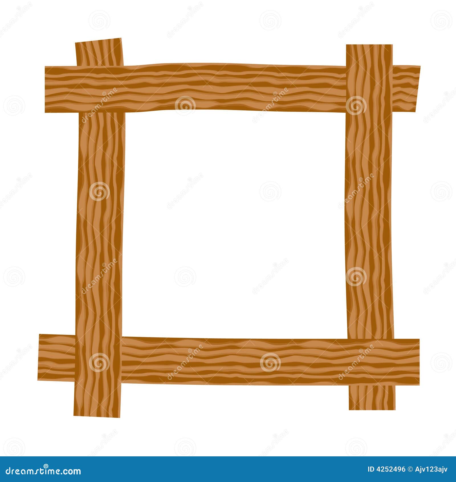 Rustic Wooden Frame Royalty Free Stock Image - Image: 4252496