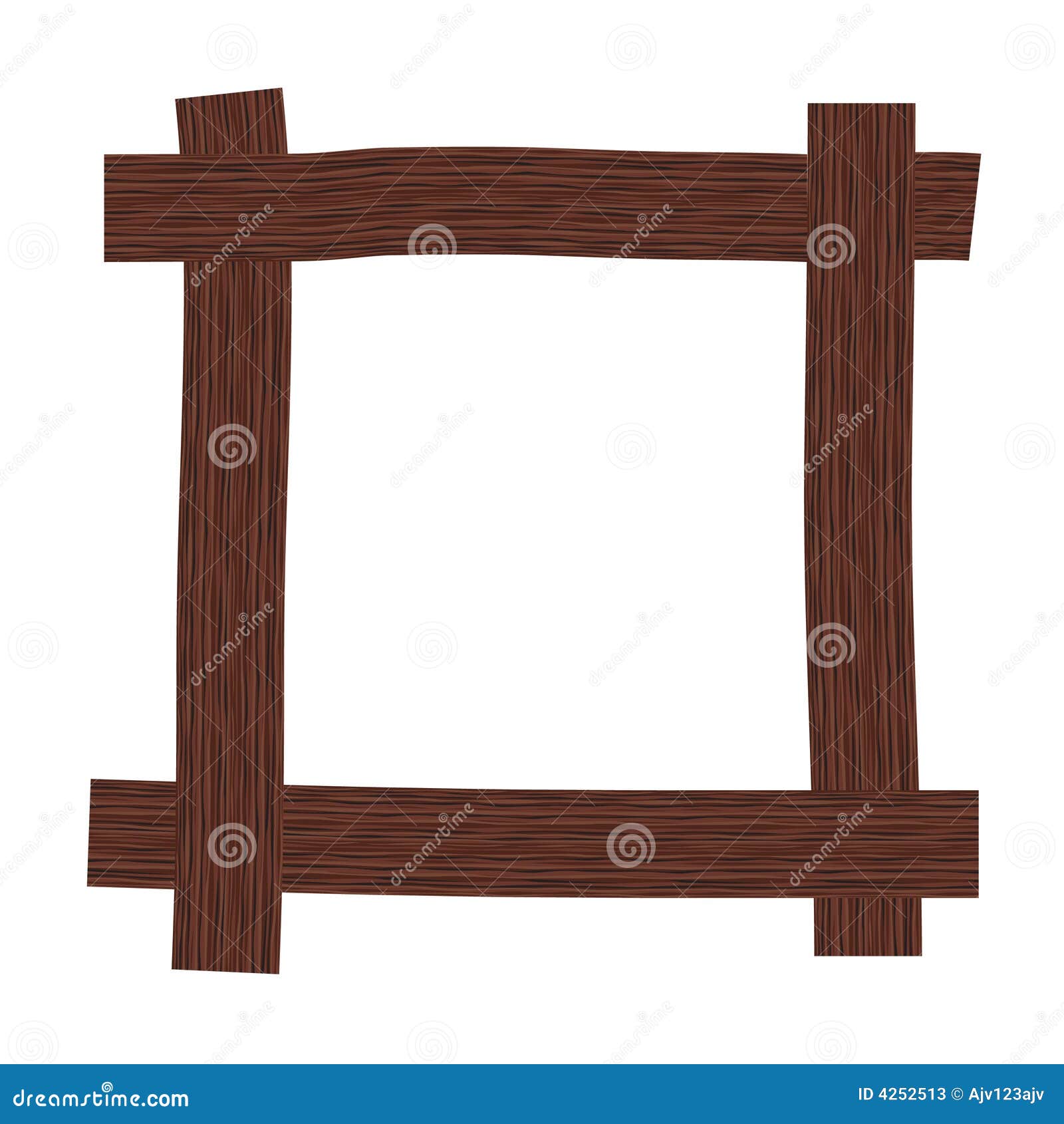 Rustic wooden frame stock illustration. Illustration of museum - 4252513