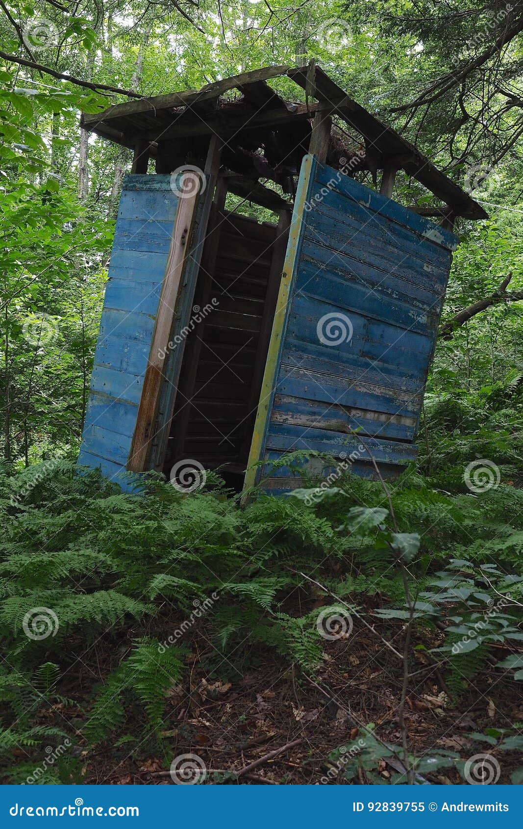 Rustic Wooden Outhouse stock image. Image of wooden, rustic - 92839755