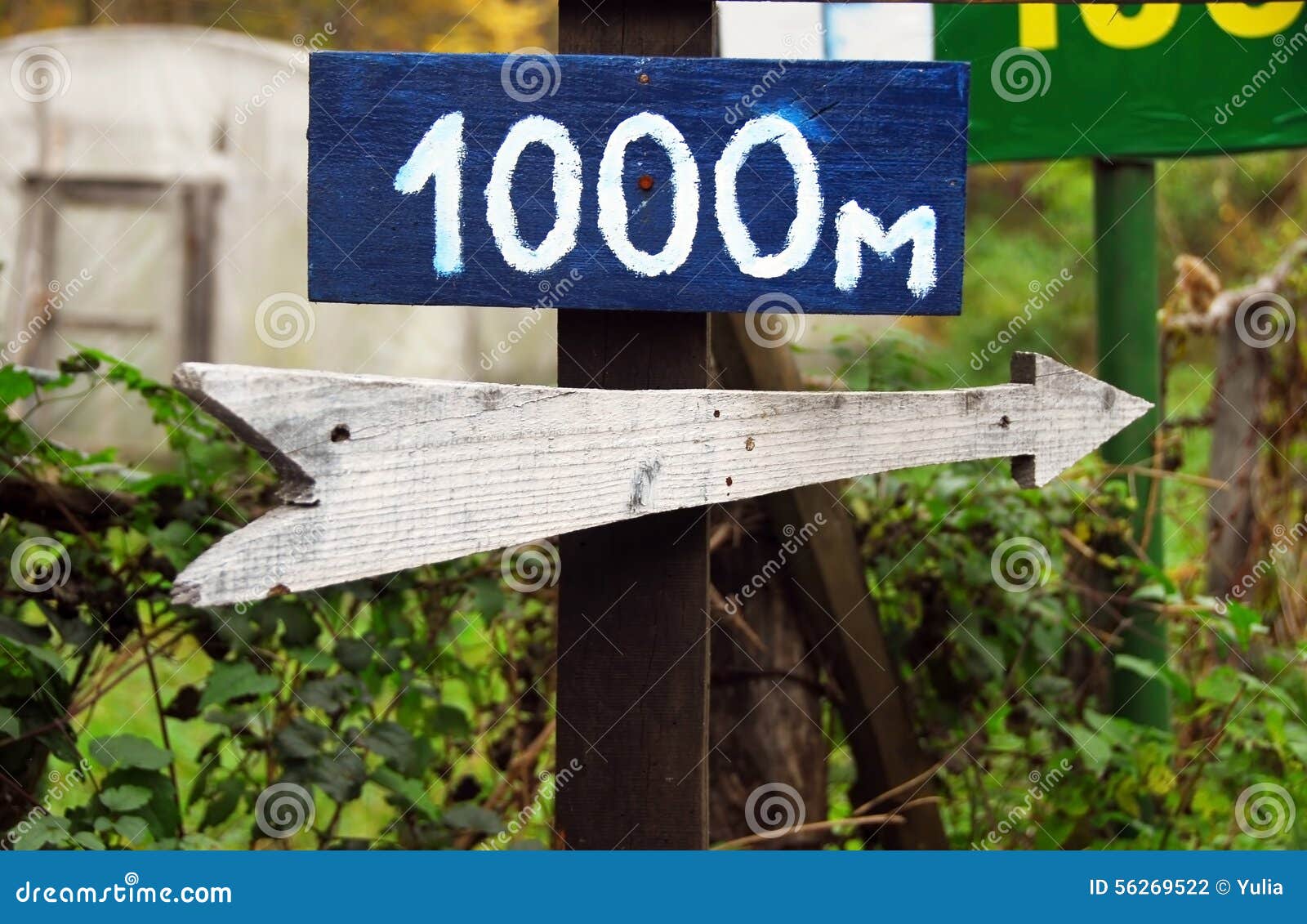 Rustic Wooden Road Direction Sign Stock Photo - Image of street, arrow ...