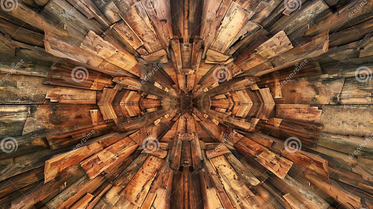 Rustic Wooden Structure Background Featuring Fine Details and Natural ...