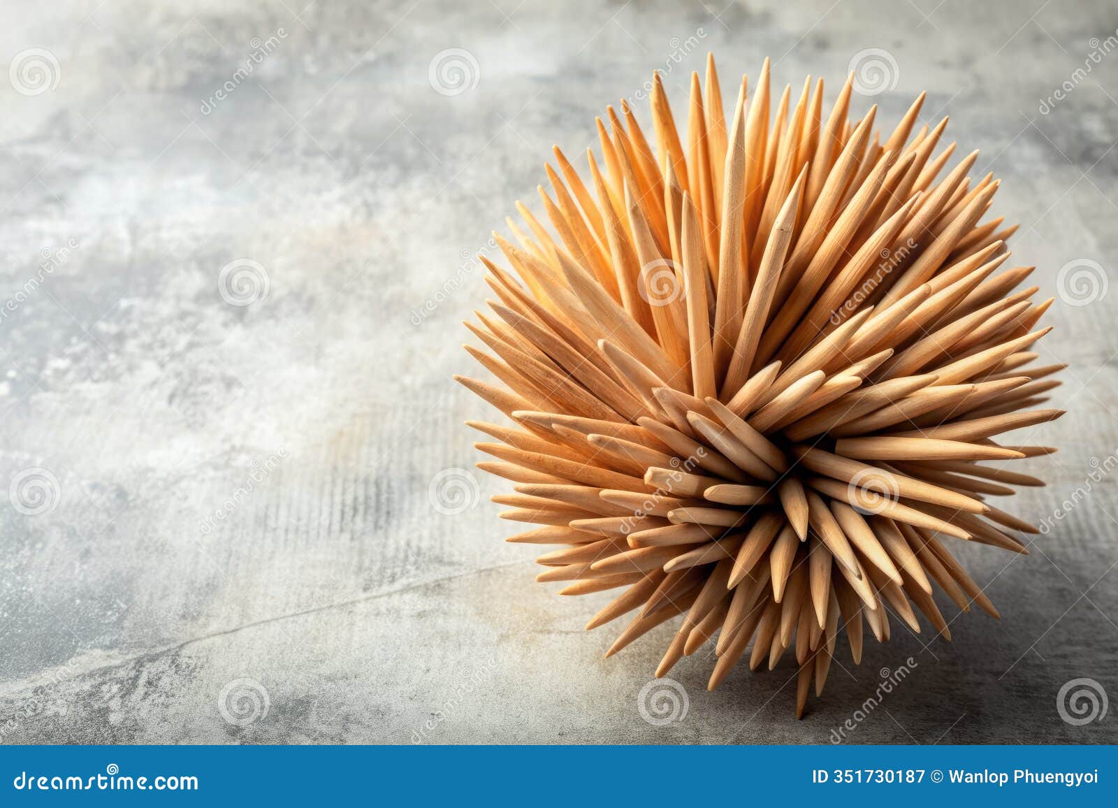 Wooden Toothpicks Logo Design. Hygiene Concept Icon. The Concept Of ...