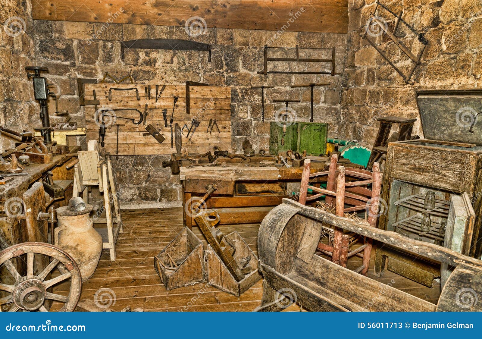 In the rustic workshop stock image. Image of rustic, rust - 56011713
