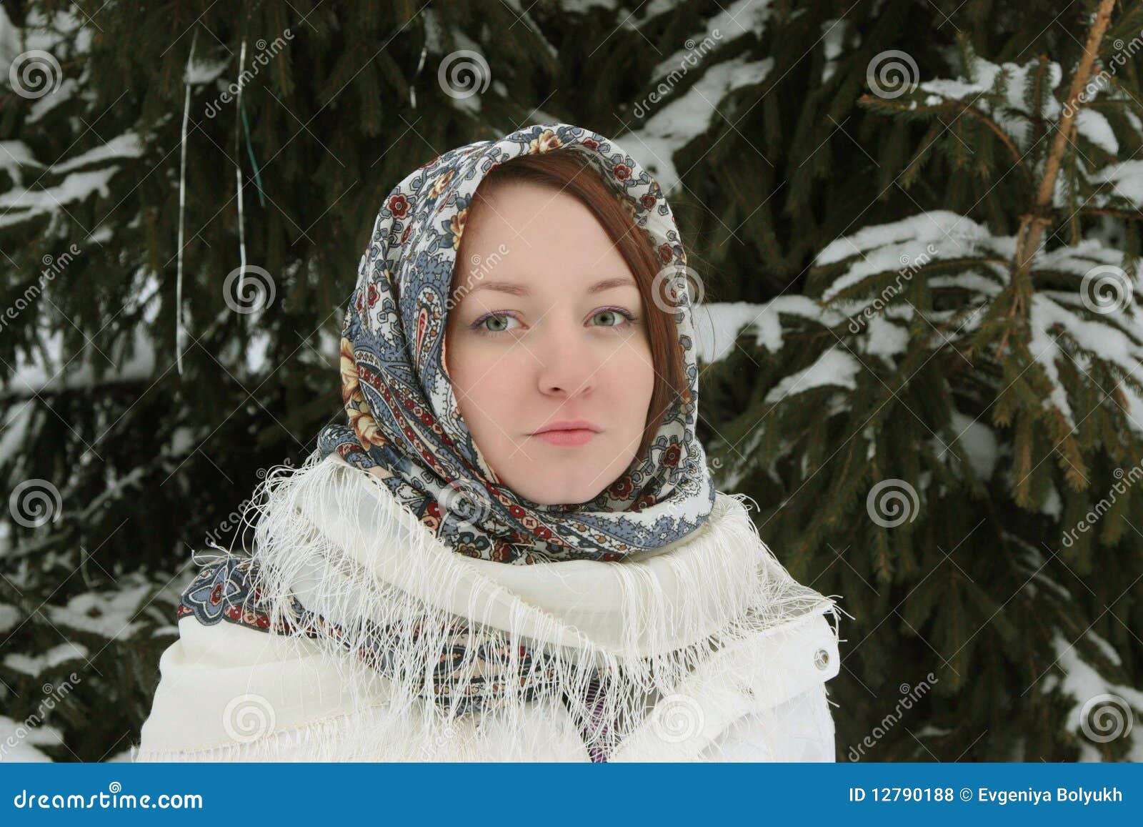 Rustic young woman stock photo. Image of national, holiday - 12790188