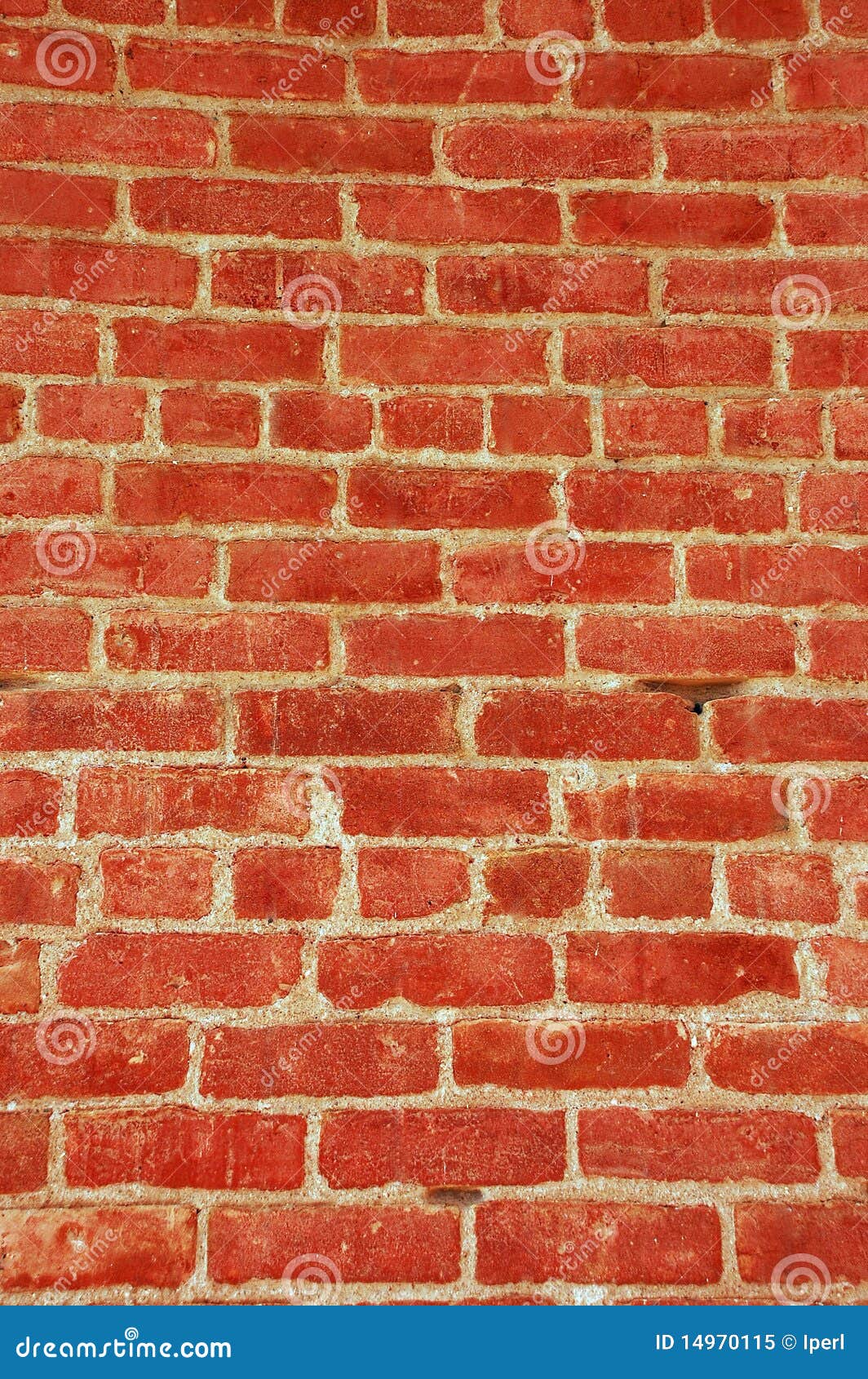 Rustikale Backsteinmauer Bild. Bild: 14970115