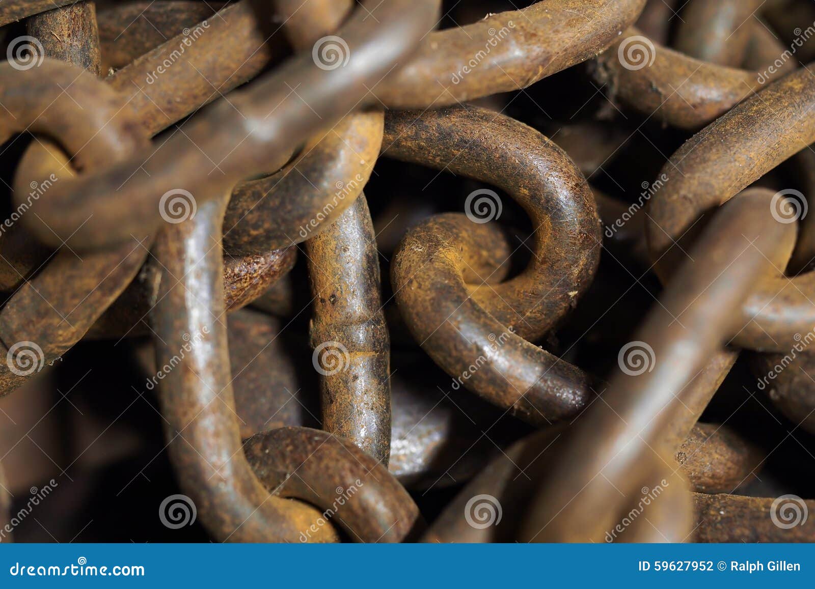 Rusting Chain stock photo. Image of rust, deteriorating - 59627952