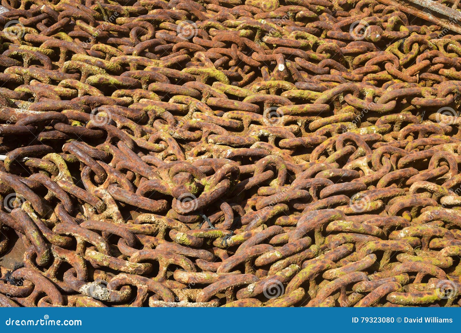 Rusting chains in harbour stock photo. Image of cornwall - 79323080