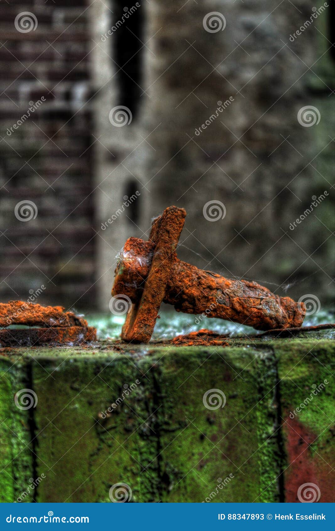 Rusting engineering part stock image. Image of object - 88347893