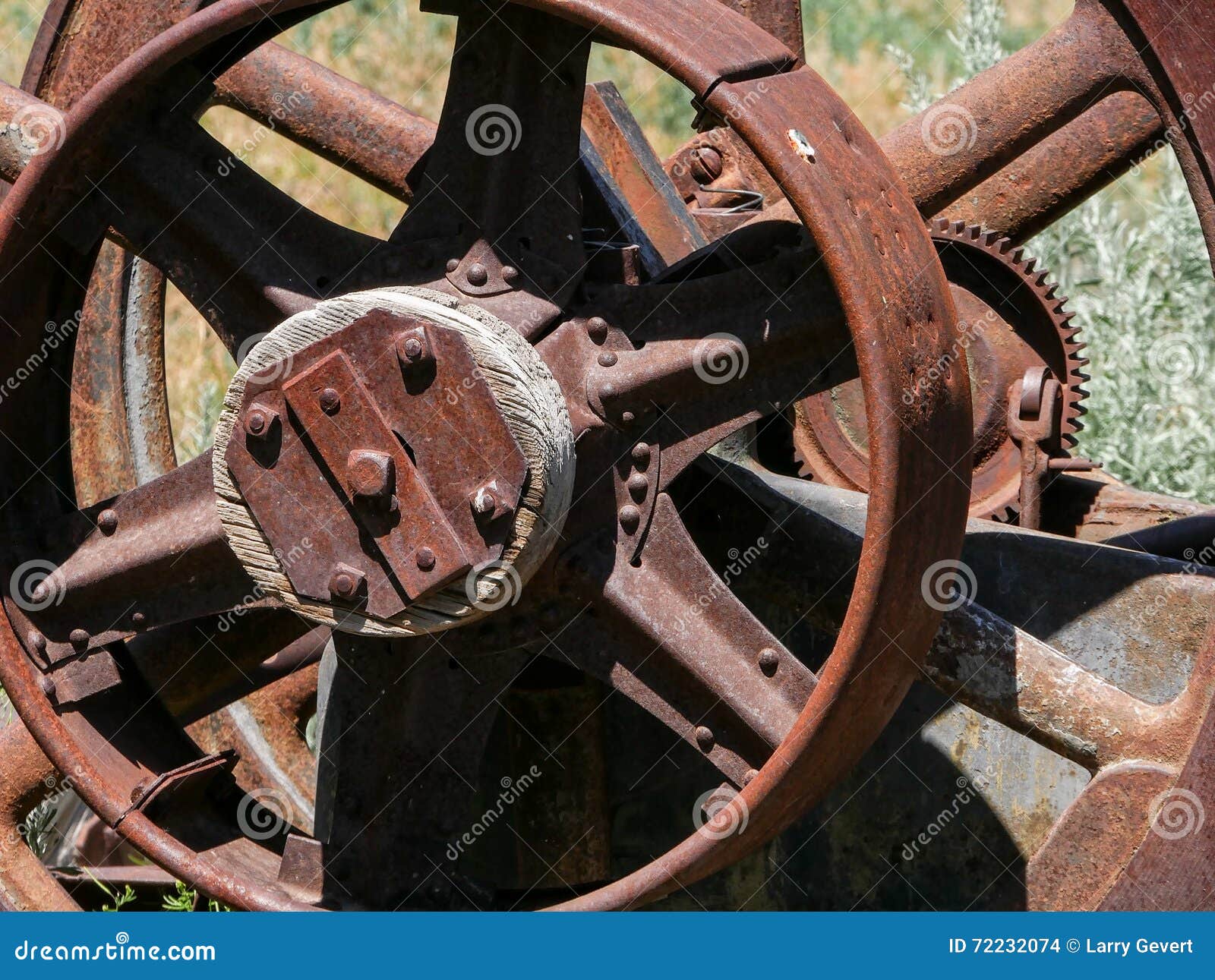 Rusting farm equipment stock photo. Image of land, boneyard - 72232074
