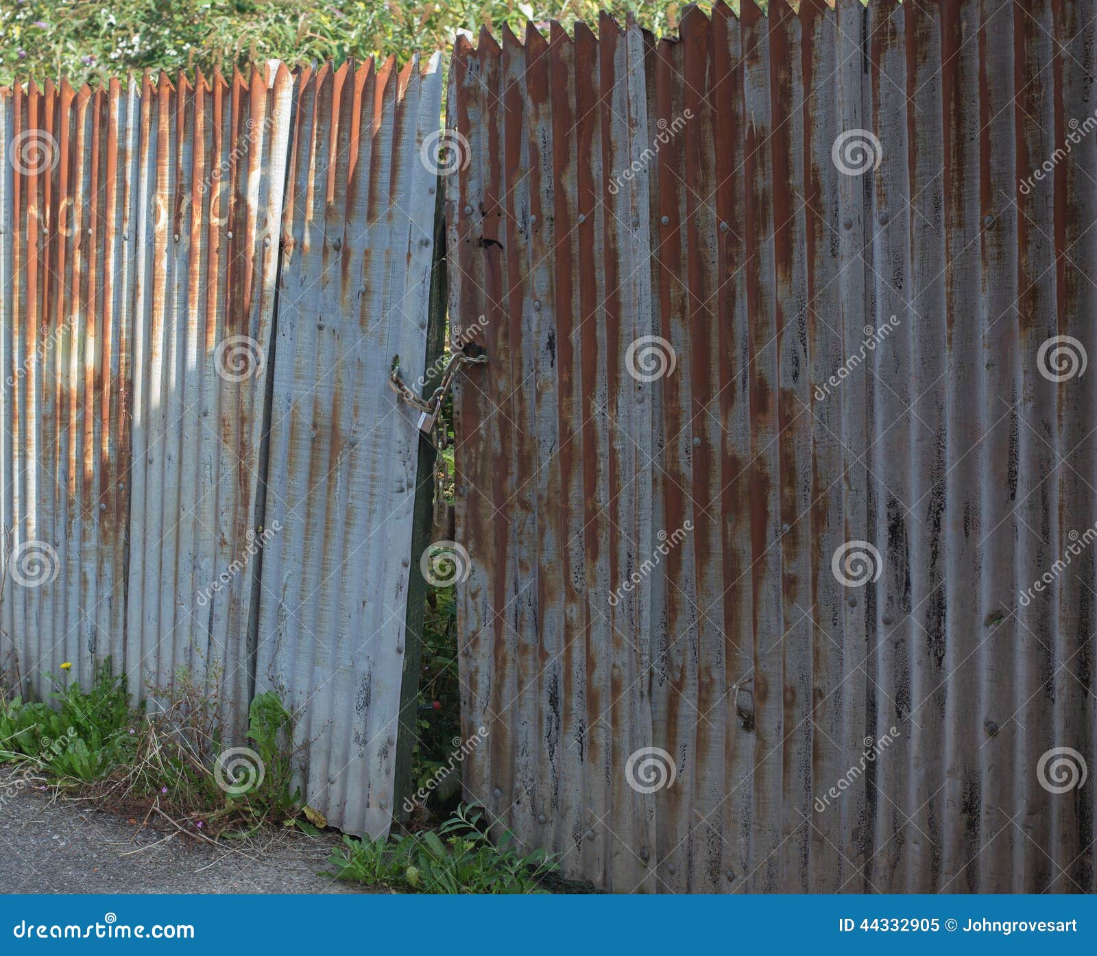Rusting Gate stock image. Image of rough, shiny, iron - 44332905