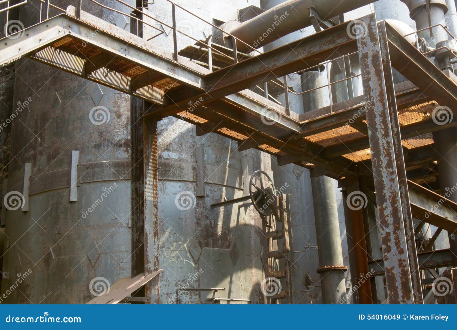 Rusting industrial tank stock image. Image of tanks, steel - 54016049