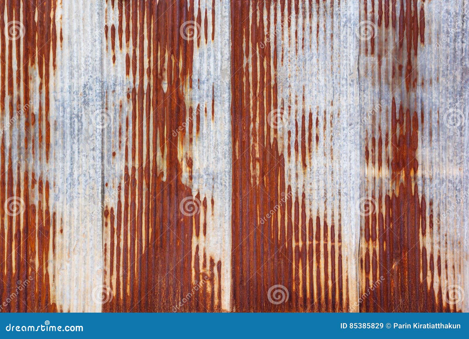 Rusting Metal Fencing or Siding Stock Image - Image of rust, worn: 85385829
