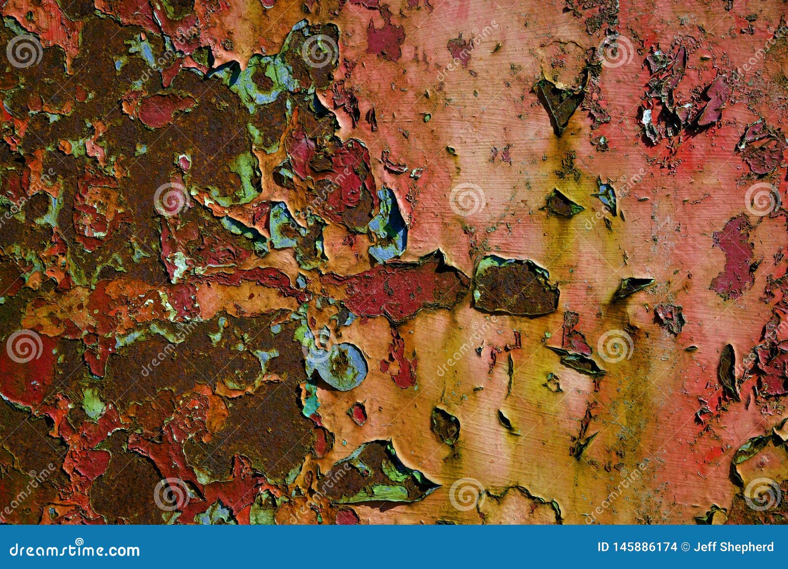 Rusting Metal and Flaking Paint. Stock Photo - Image of iron, flaky ...