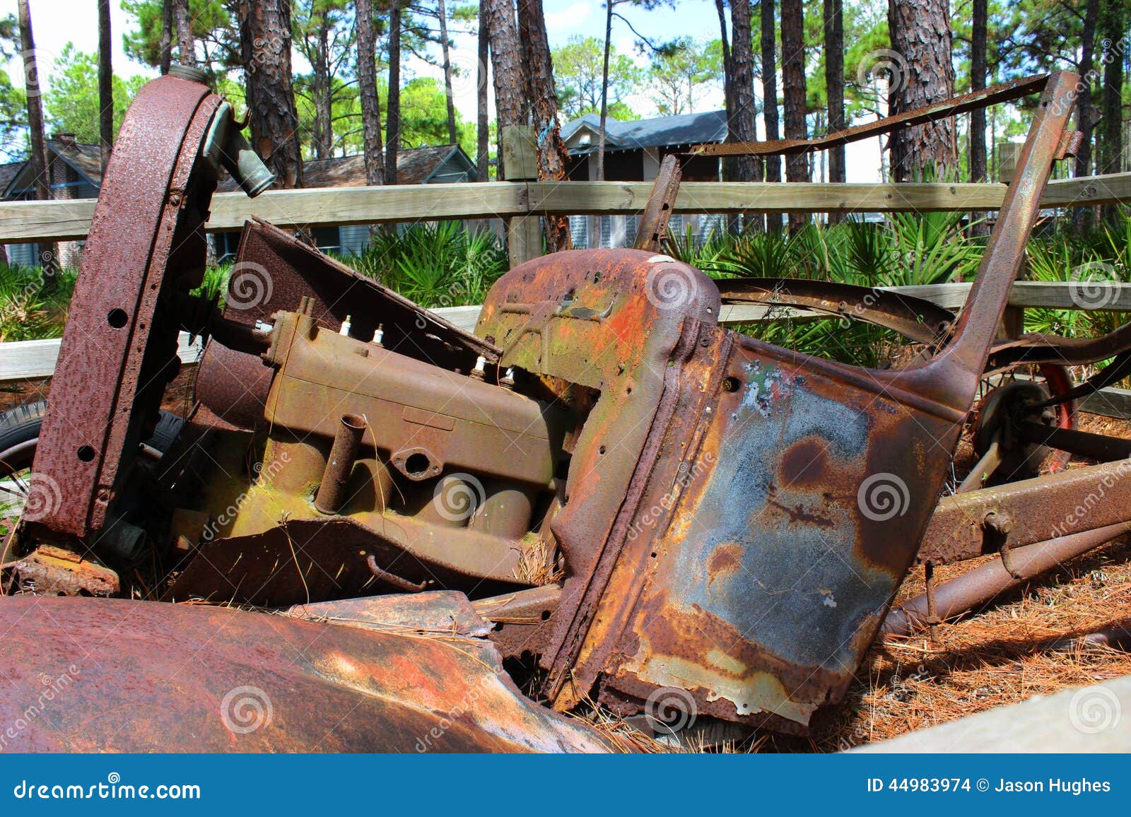 Rusting old car stock photo. Image of classic, motor - 44983974