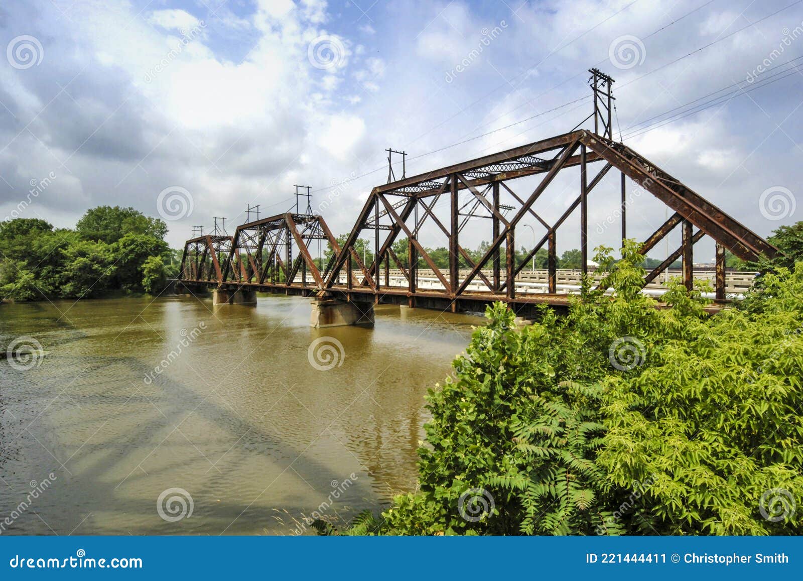 Rusting Railroad Bridge Stock Photo | CartoonDealer.com #221444442
