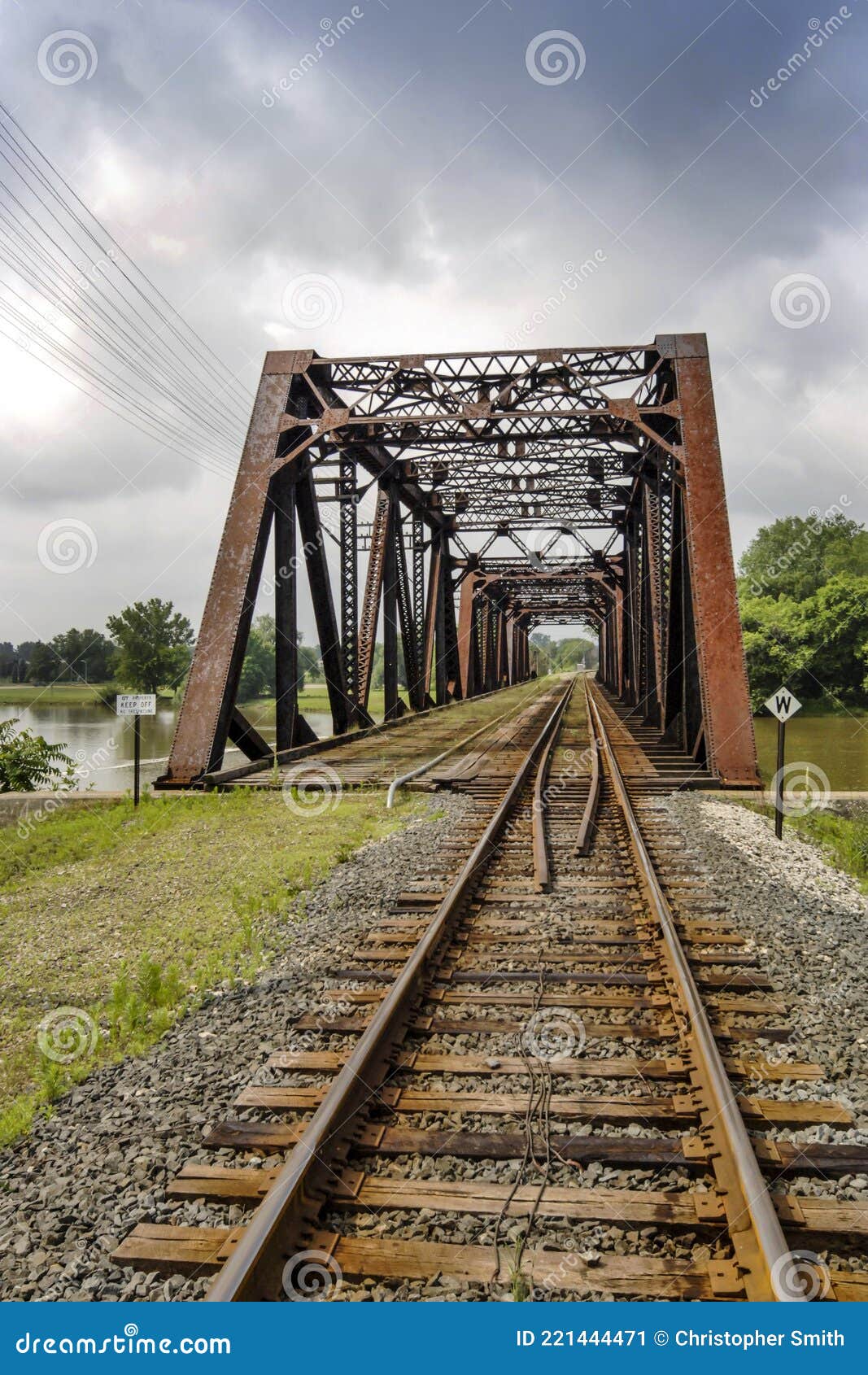 Rusting Railroad Bridge Stock Photo | CartoonDealer.com #221444442