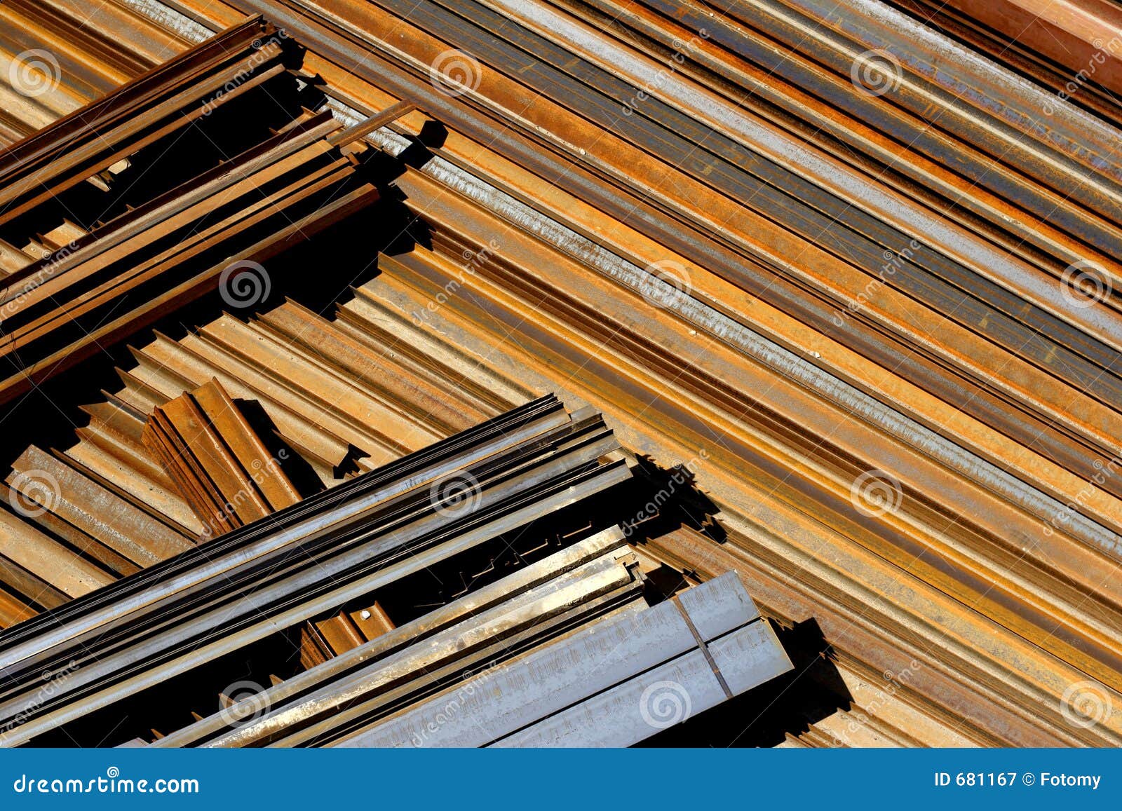 Rusting steel stock image. Image of strait, steel, angles - 681167