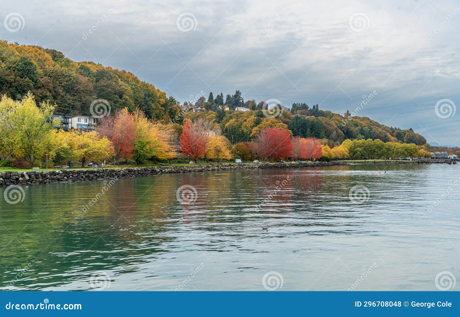 Ruston Autumn Waterfront 10 Stock Photo - Image of seasons, travel ...