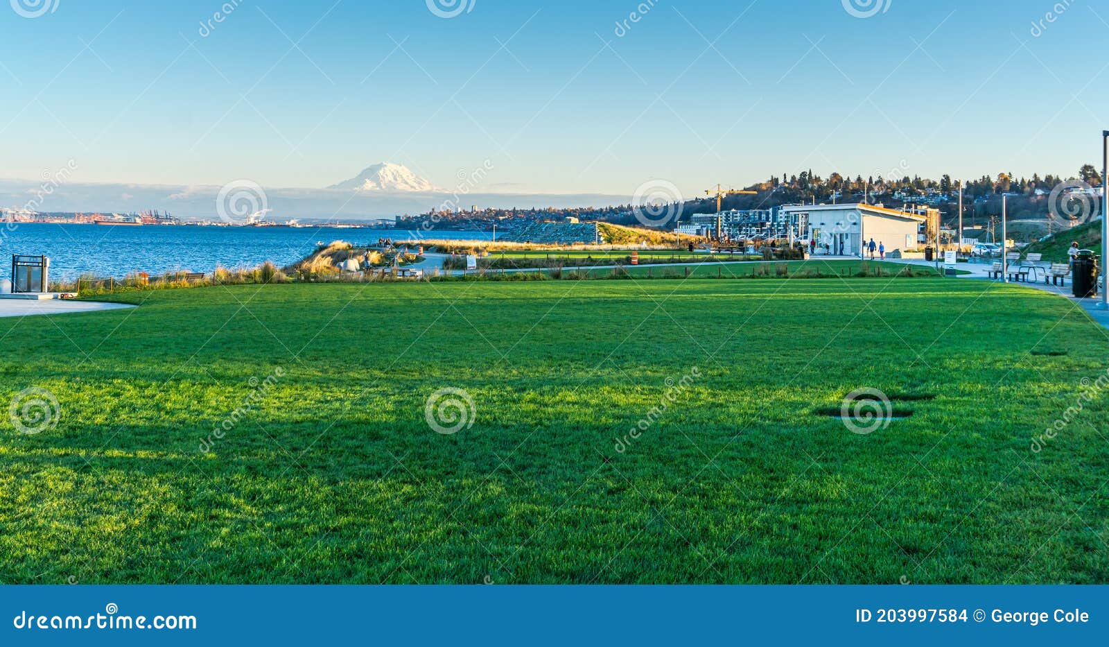 Ruston Park Walkway 6 stock photo. Image of grass, mountain - 203997584