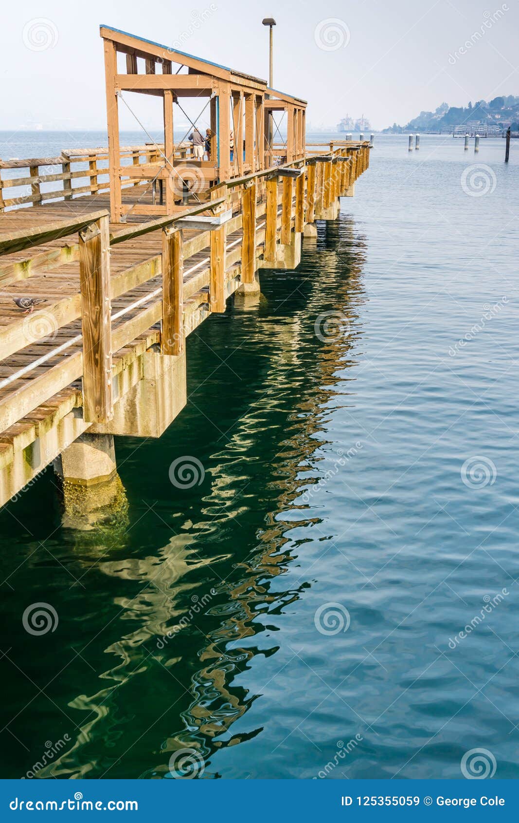 Ruston Pier Section stock image. Image of washington - 125355059