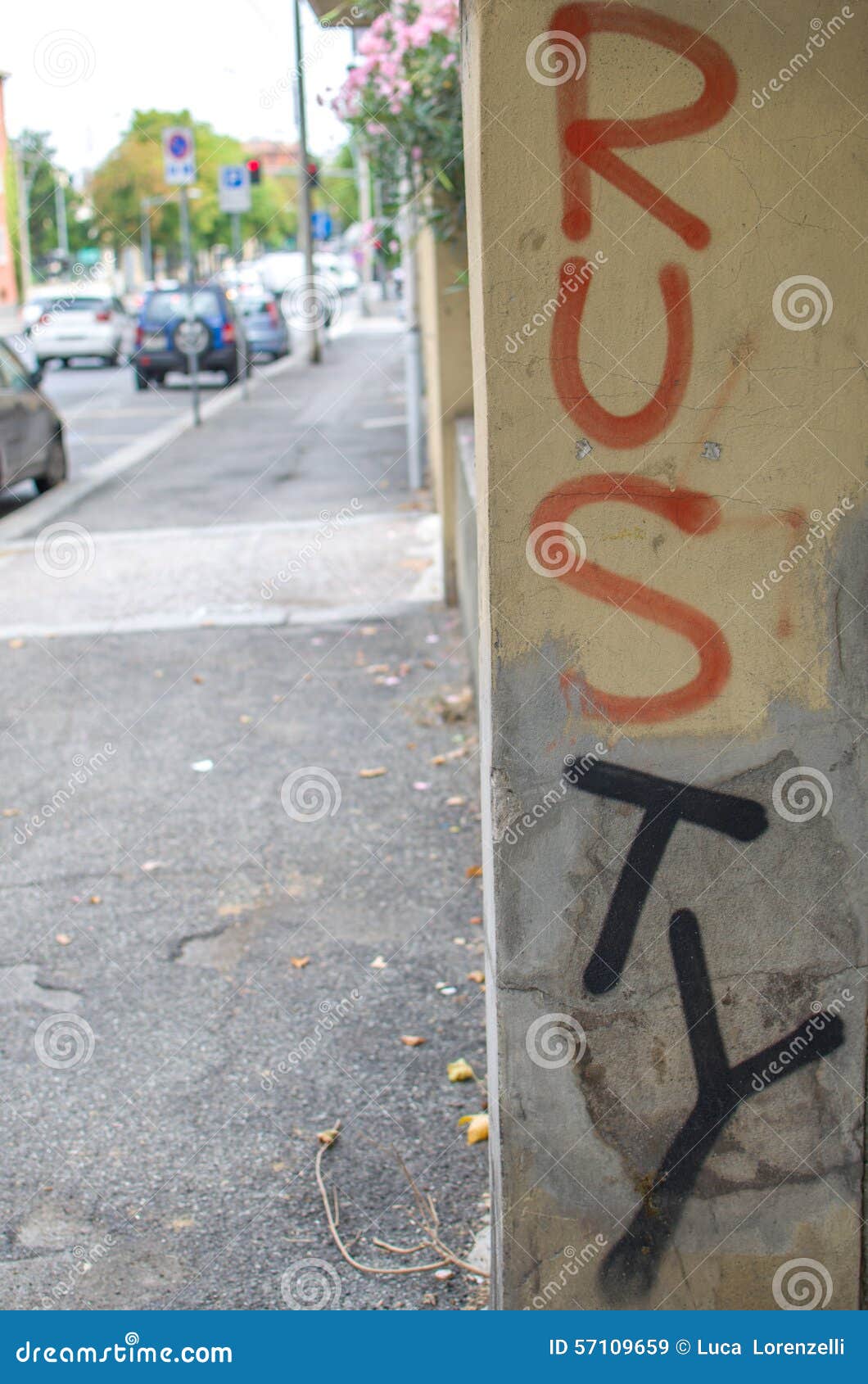 Rustry write on wall stock image. Image of grunge, travel - 57109659