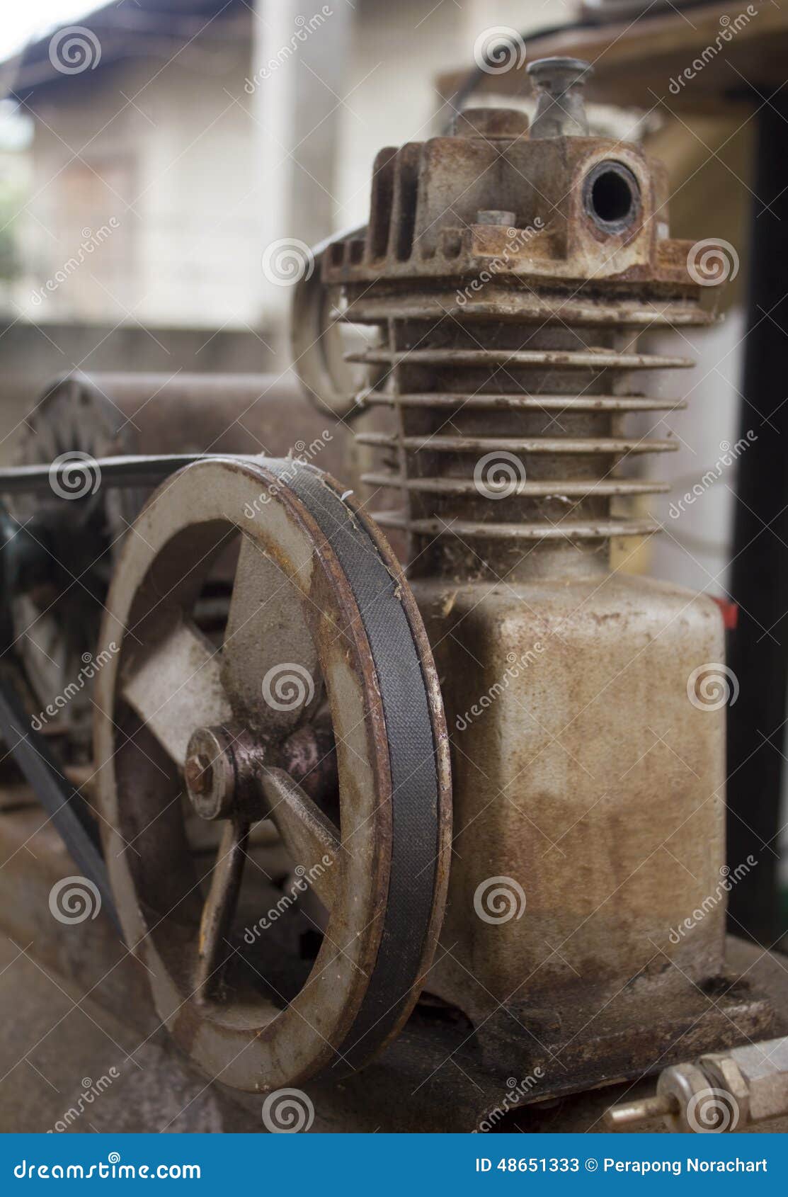 Old Rusty Air Compressor Stock Photography | CartoonDealer.com #89778896