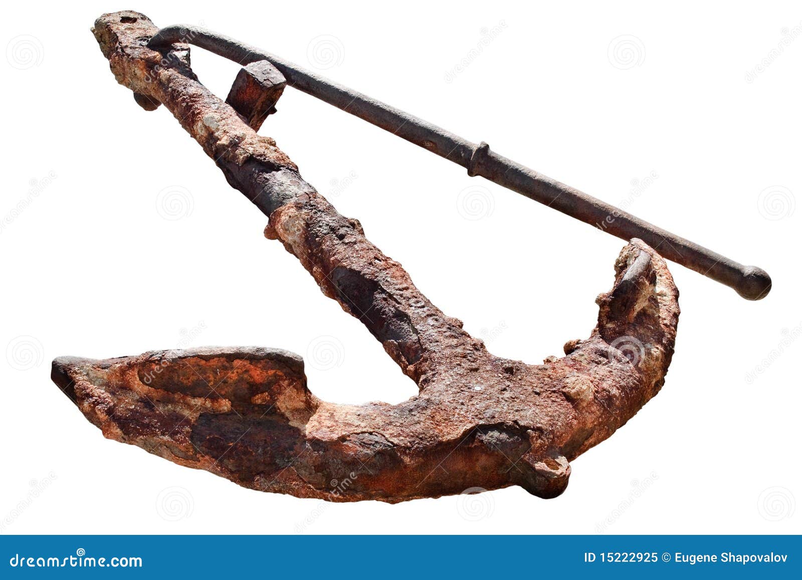 Rusty anchor stock image. Image of chain, ancient, grappling - 15222925