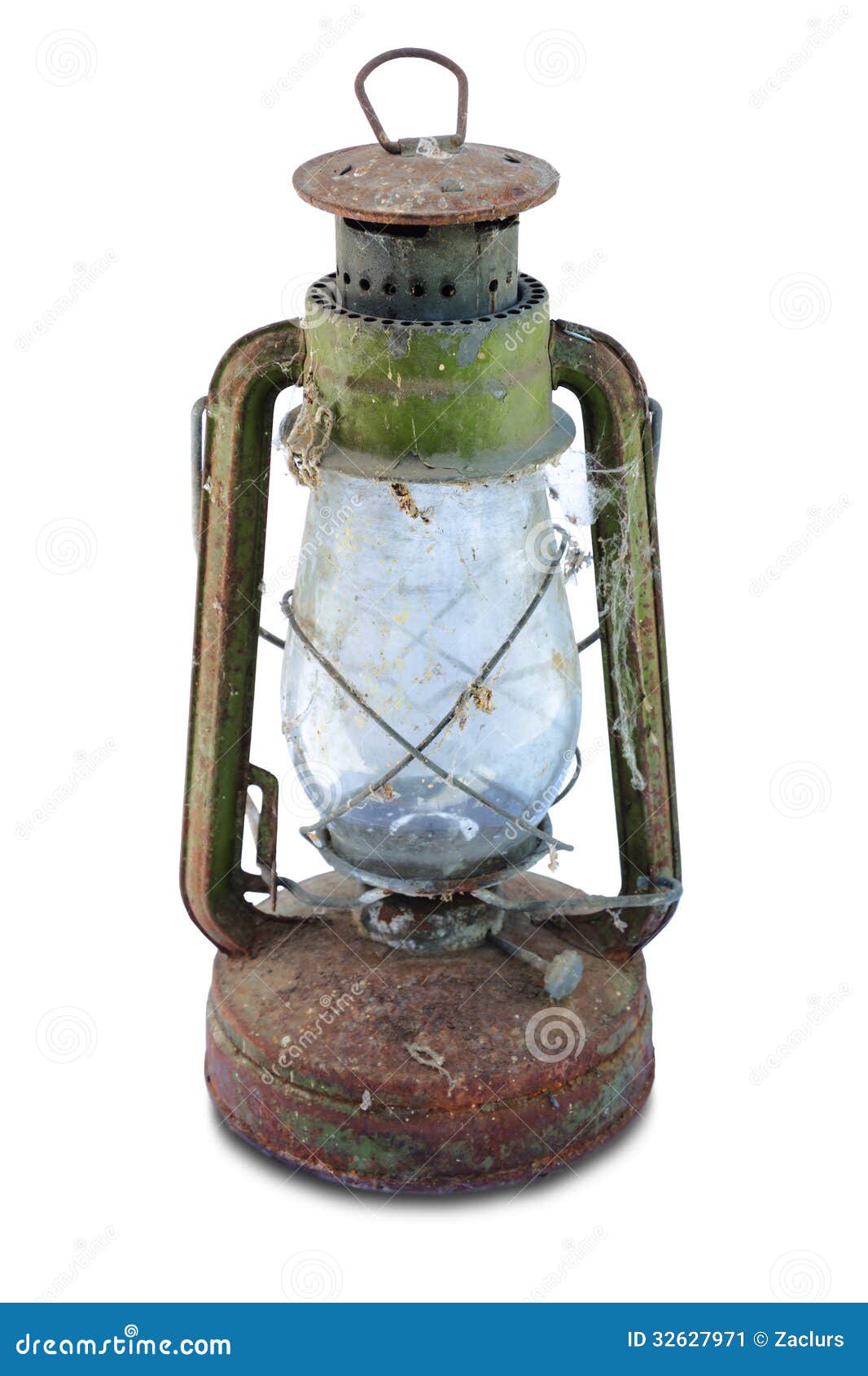 Rusty Antique oil lamp stock image. Image of lantern - 32627971