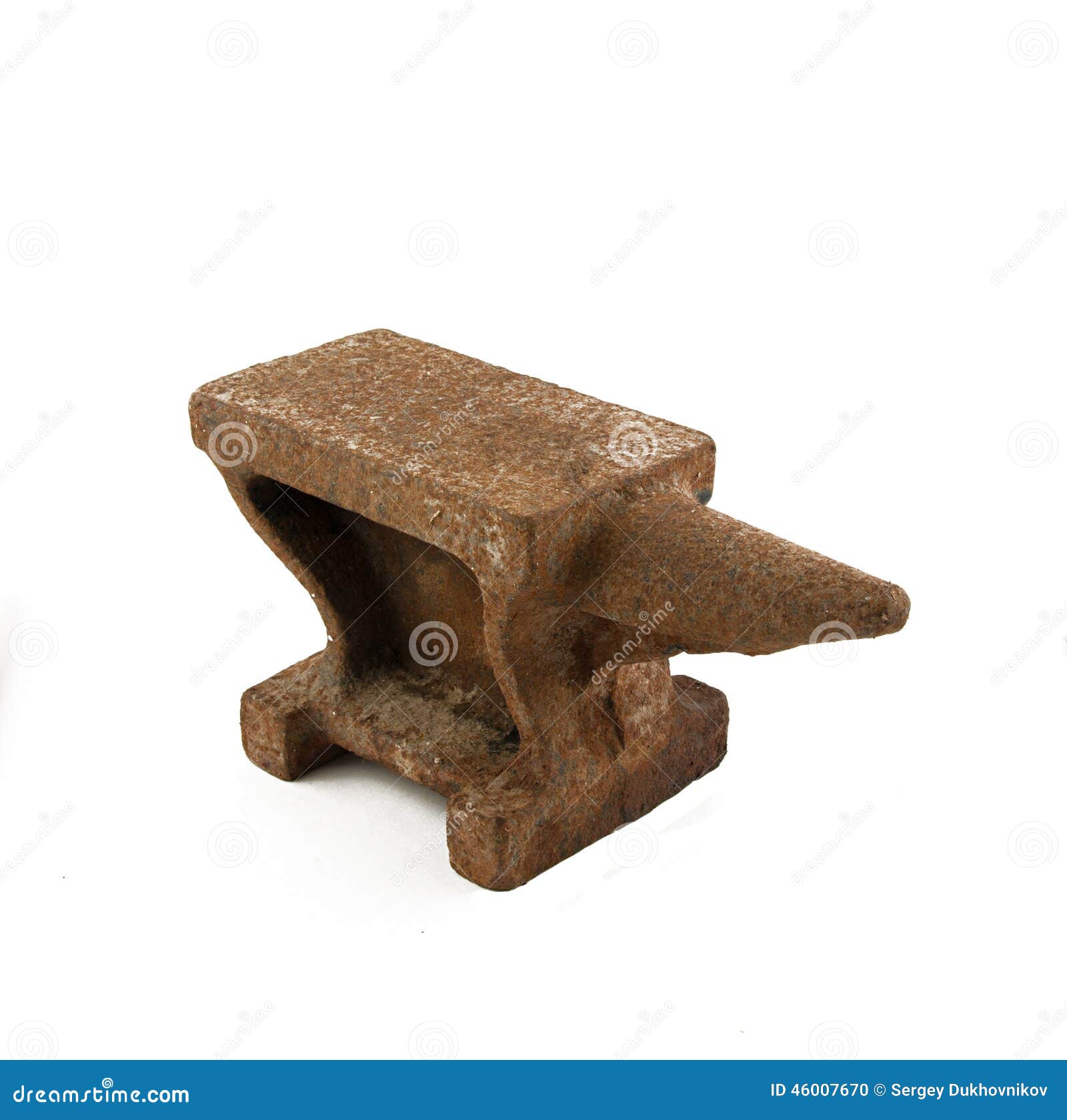 Rusty anvil stock photo. Image of solid, weight, steel - 46007670