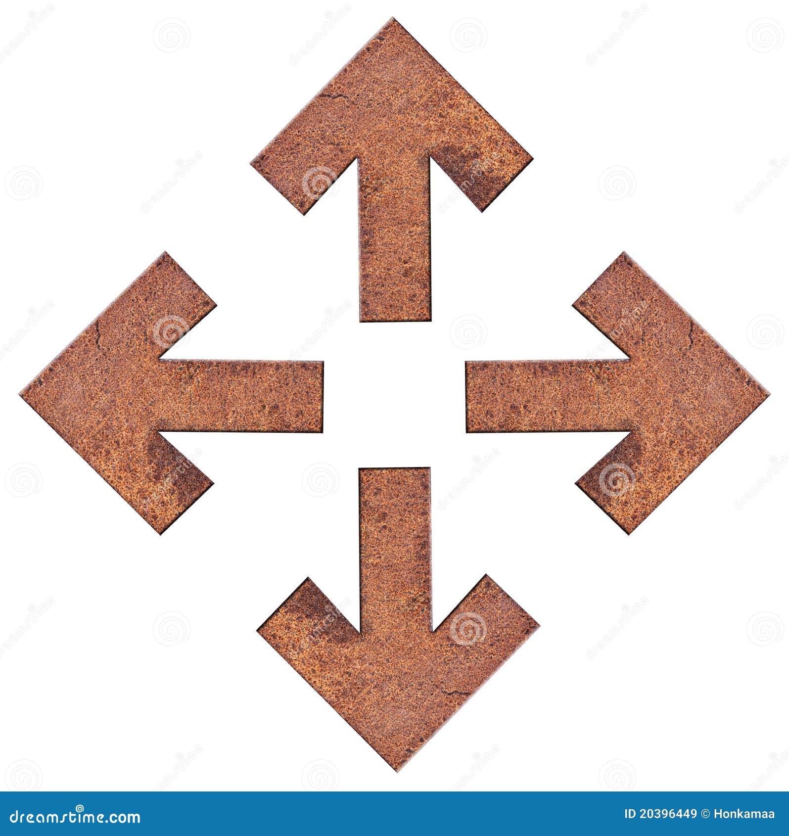Rusty arrows stock image. Image of metal, right, arrow - 20396449